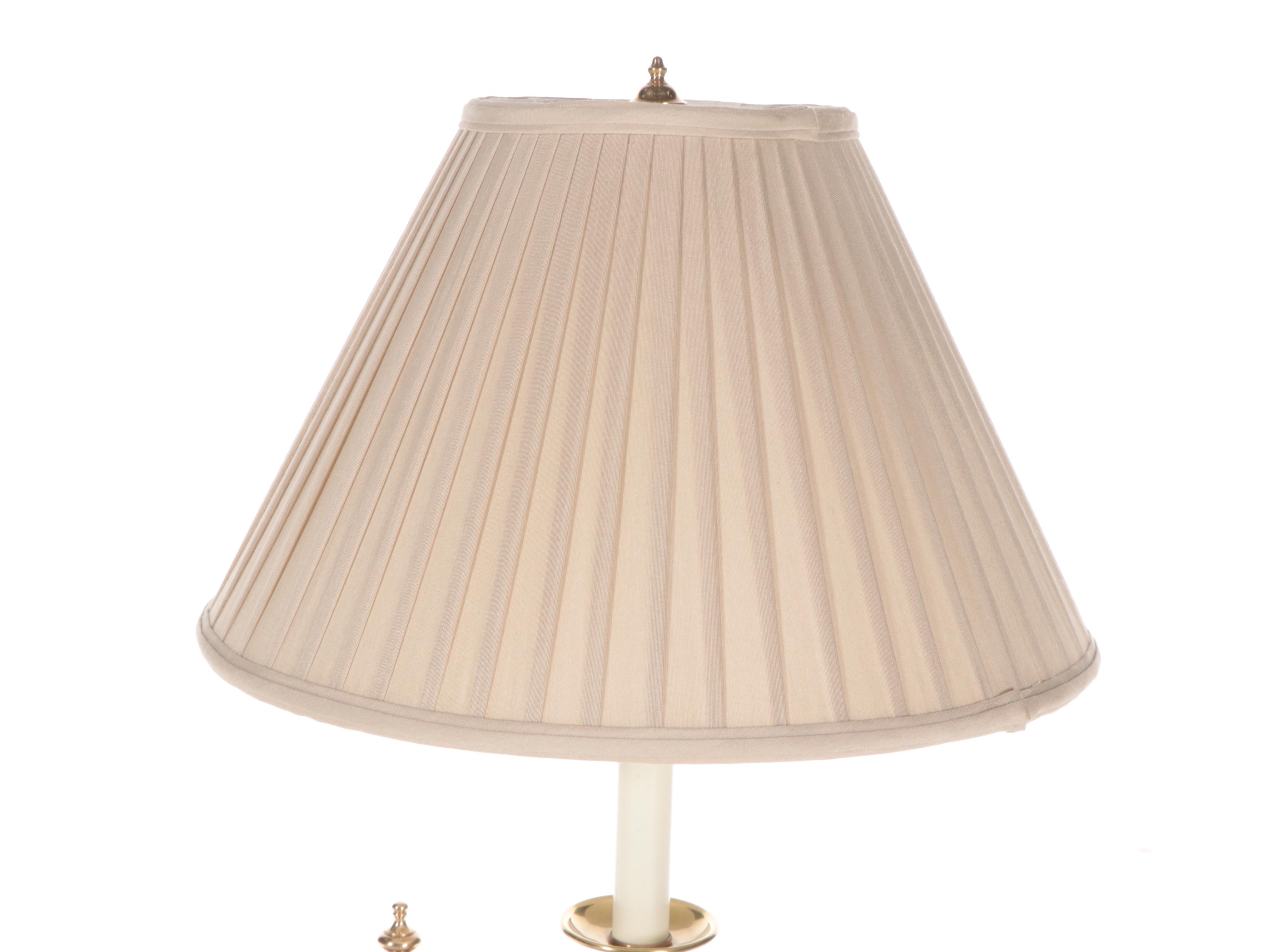 Frederick Cooper Brass Bridge-Arm Floor Lamp, Late 20th Century | EBTH