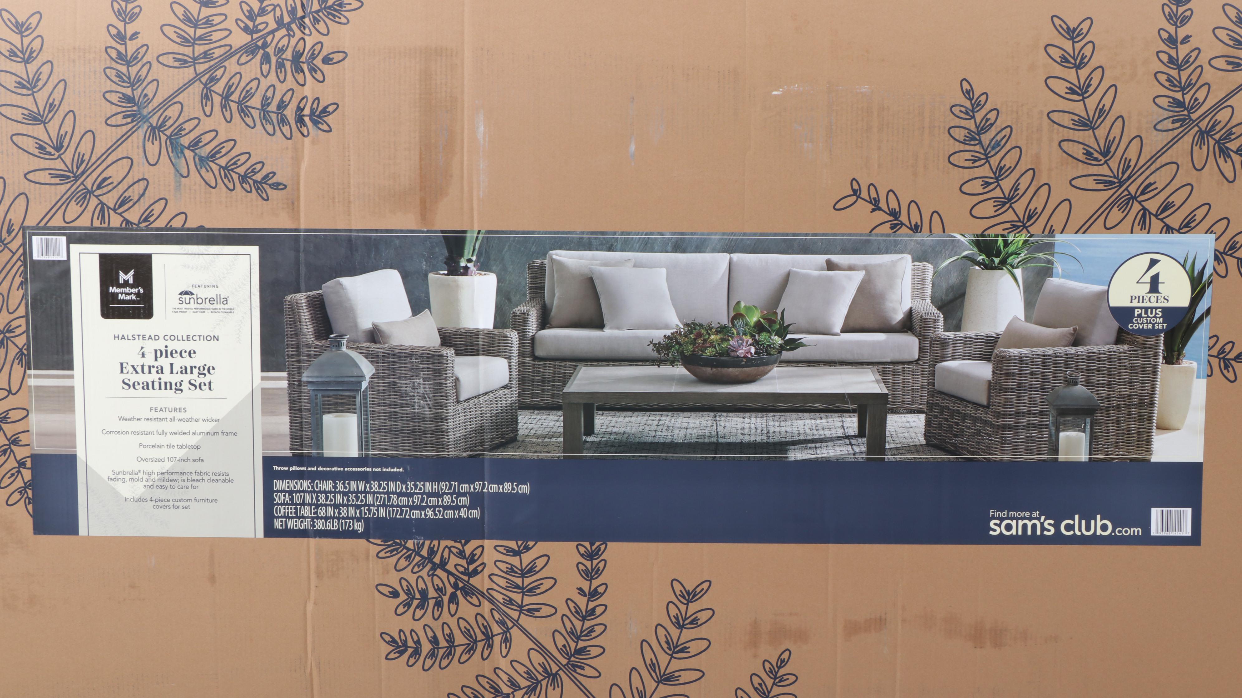 Member's Mark Halstead 4-Piece Seating Set | EBTH