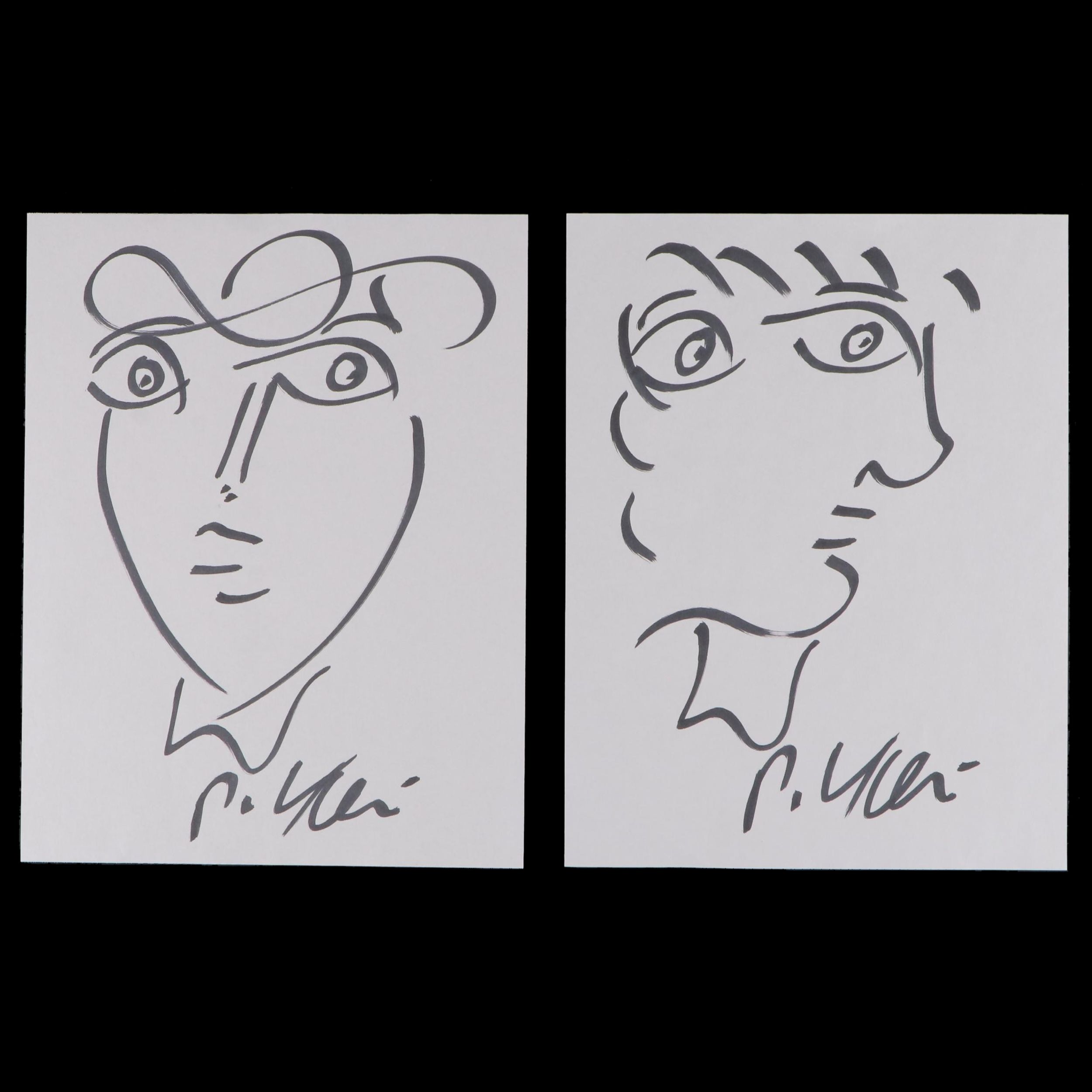 Peter Keil Abstract Ink Portraits | Everything But The House
