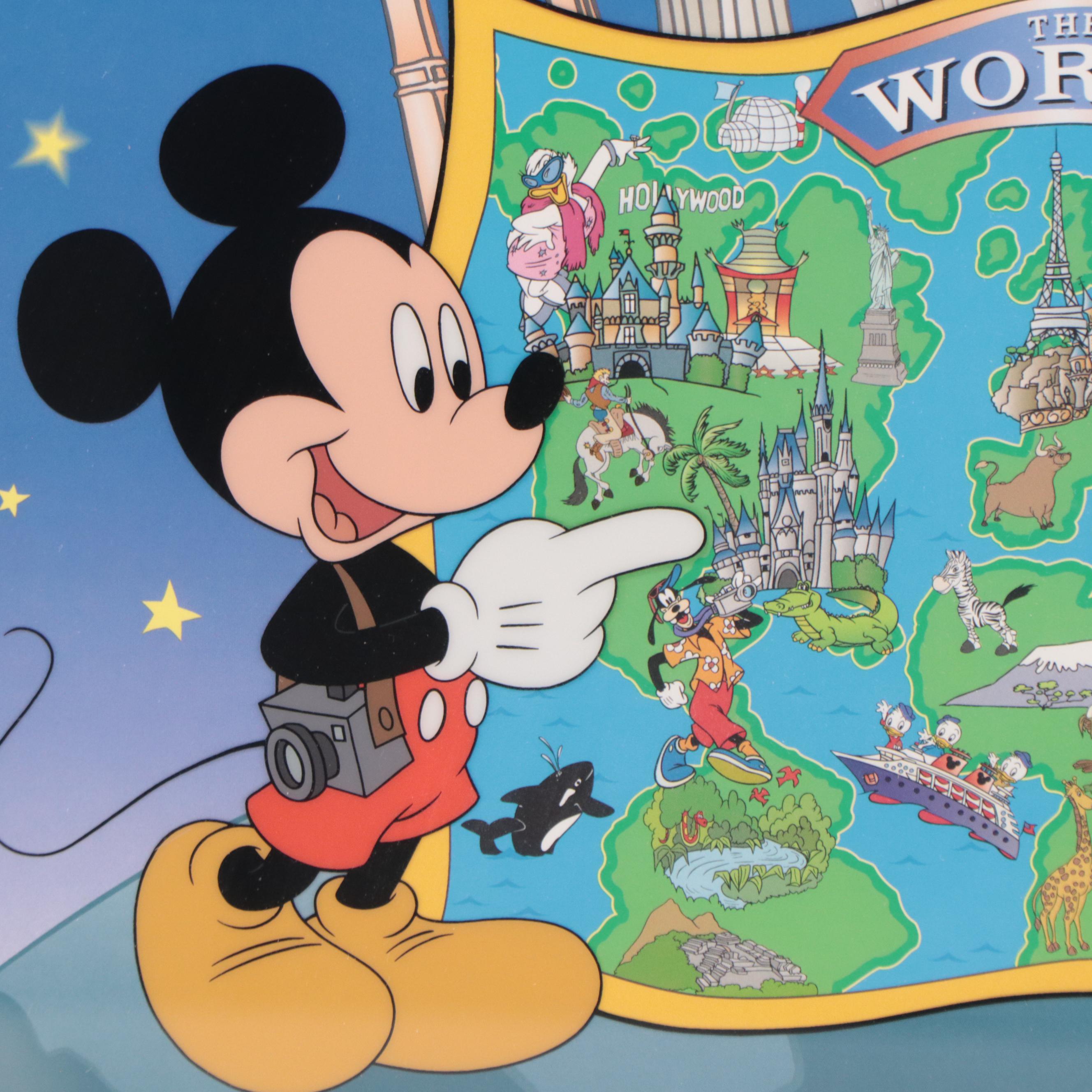 Disney Sericel "Mickey and Minnie at Destination Disney," 1998 | EBTH