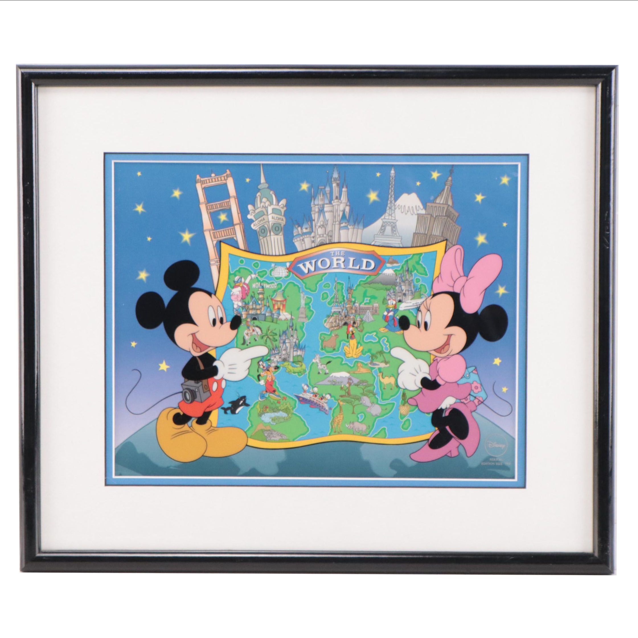 Disney Sericel "Mickey and Minnie at Destination Disney," 1998 | EBTH