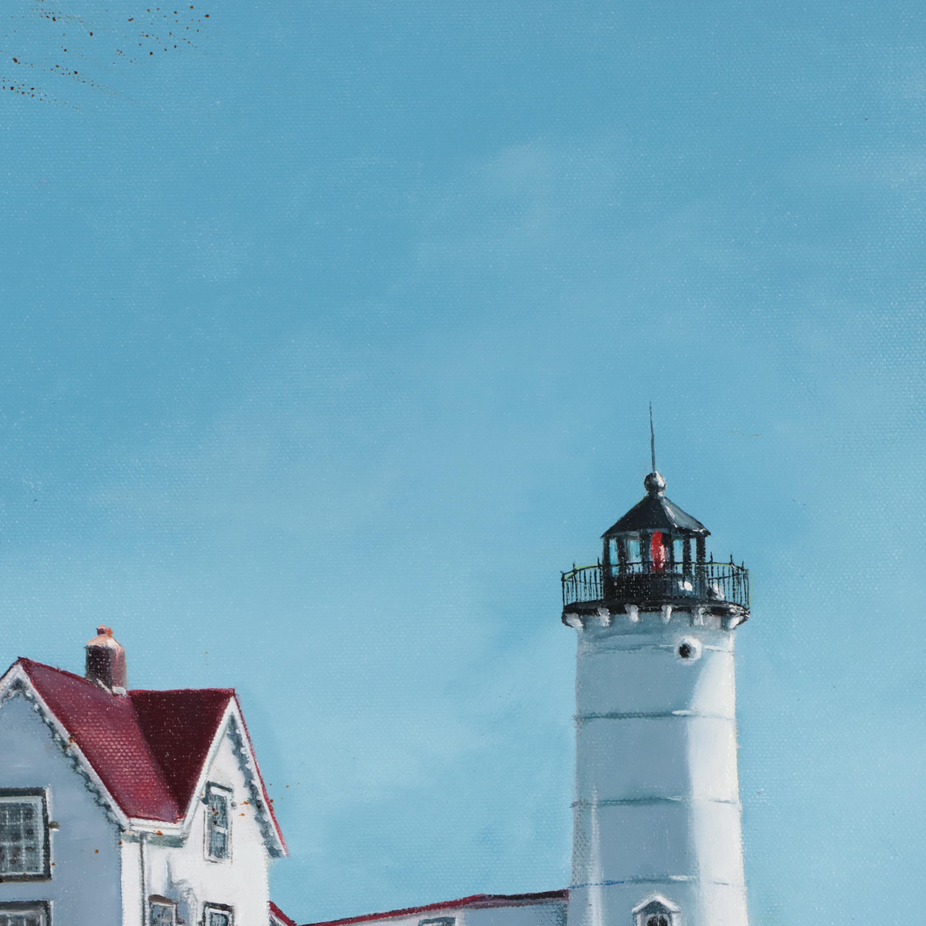 Ken Boatright Coastal Landscape Oil Painting "Nebbel Light" | EBTH