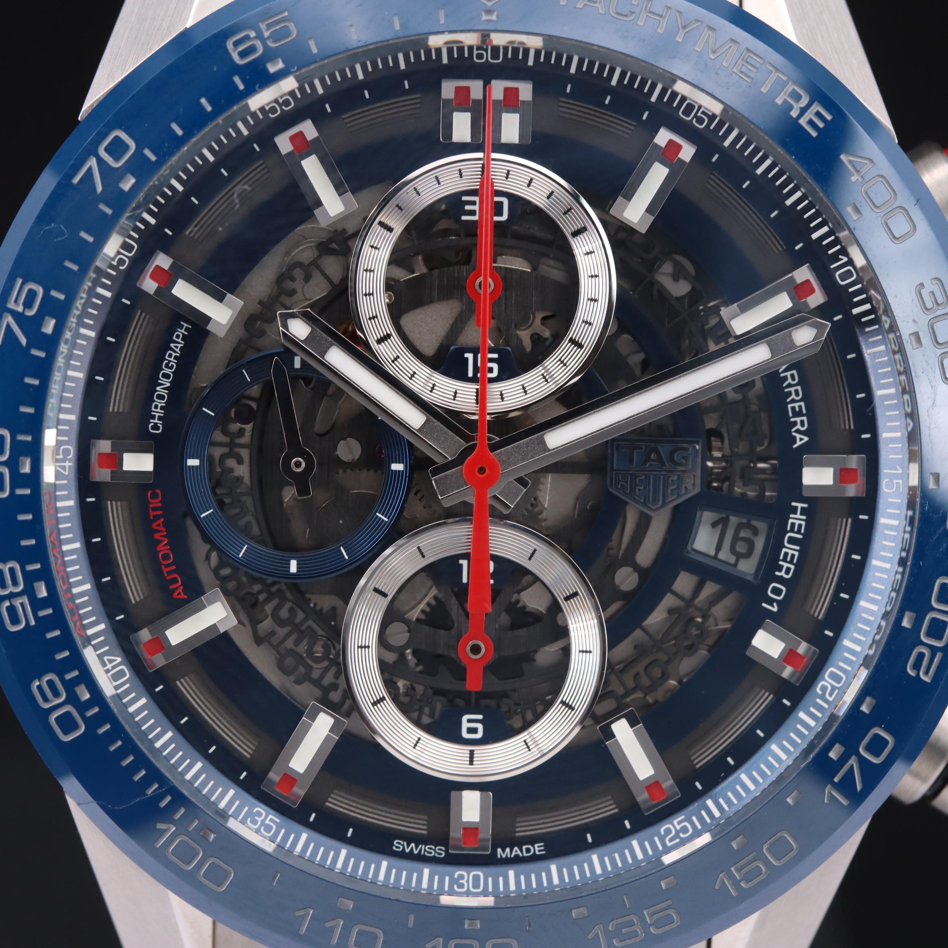 TAG Heuer Carrera Calibre Heuer 01 Chronograph Automatic Watch | EBTH