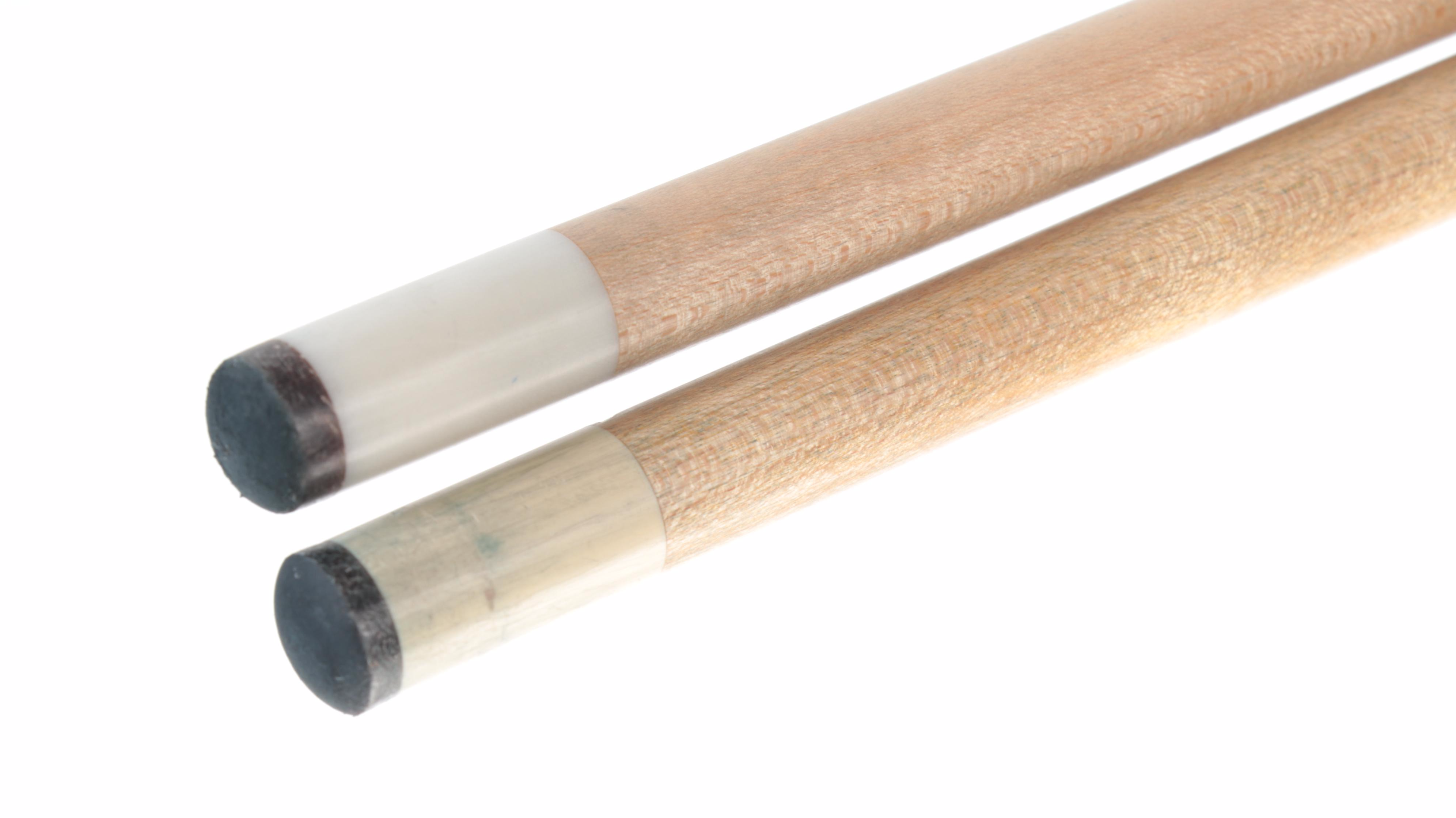 Curly Maple, Ebony, Cocobolo and Howlite Inlay Pool Cues | EBTH