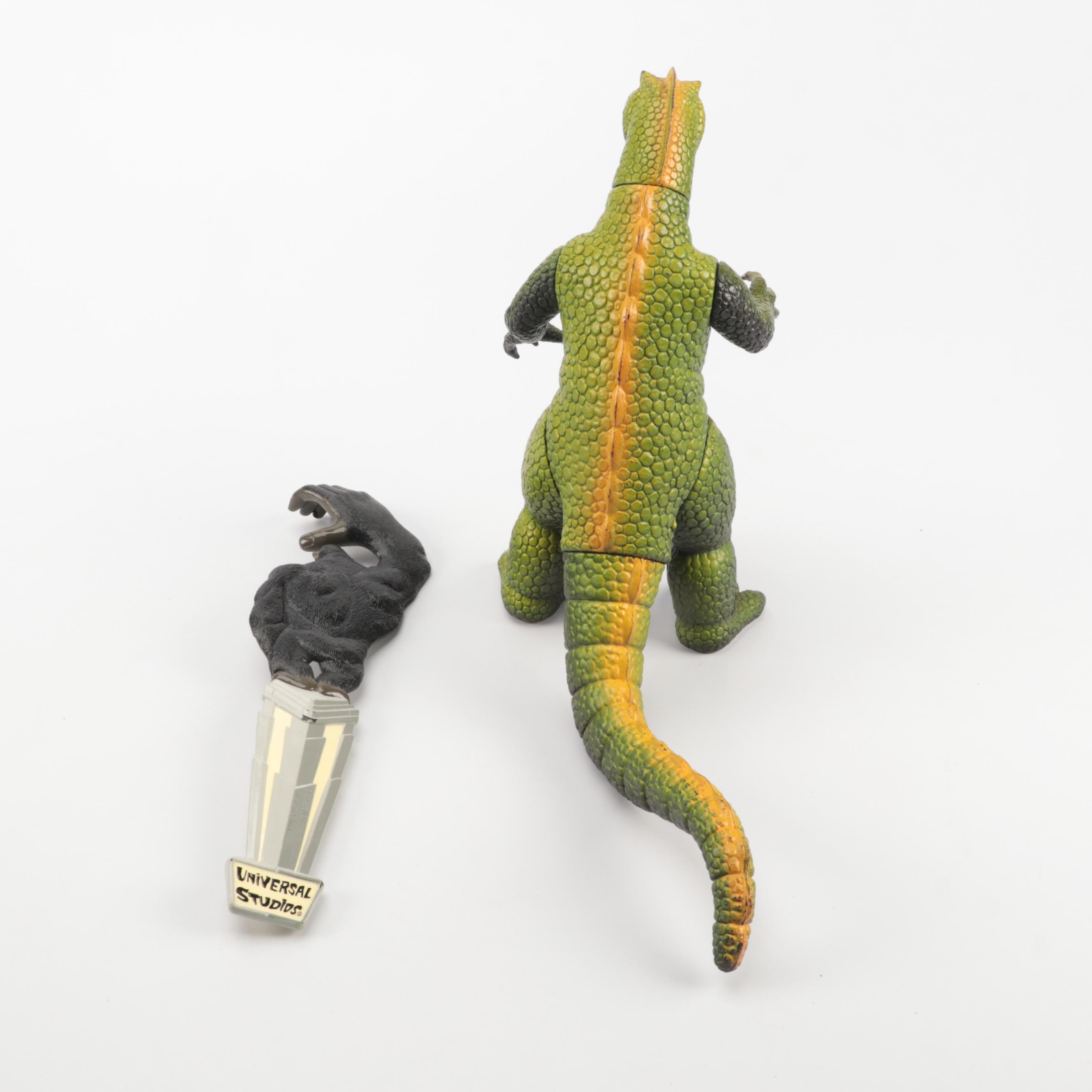 Playmates with Other King Kong and Godzilla Action Figures and Back ...