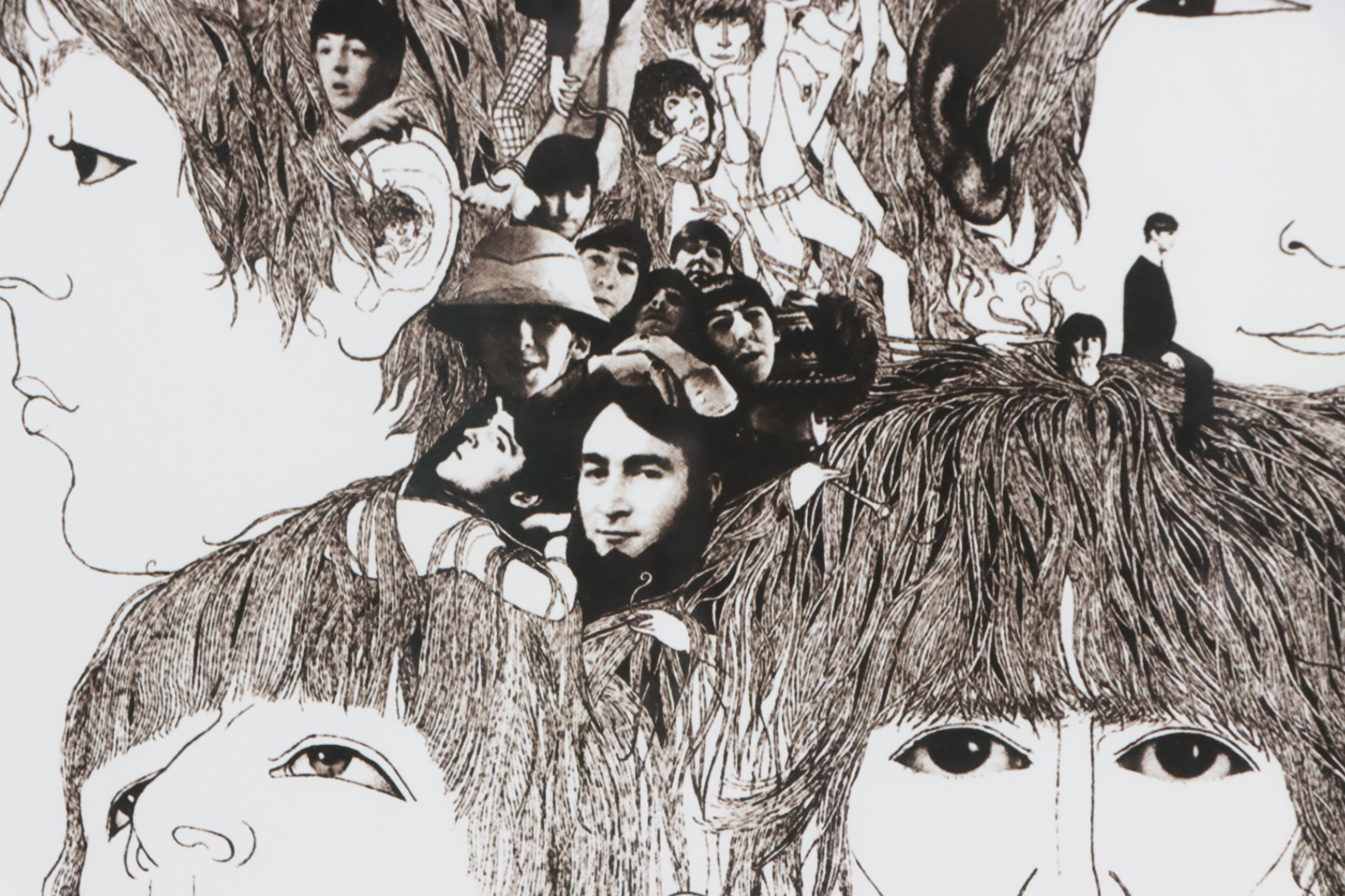 The Beatles "Revolver" Halftone Poster | EBTH