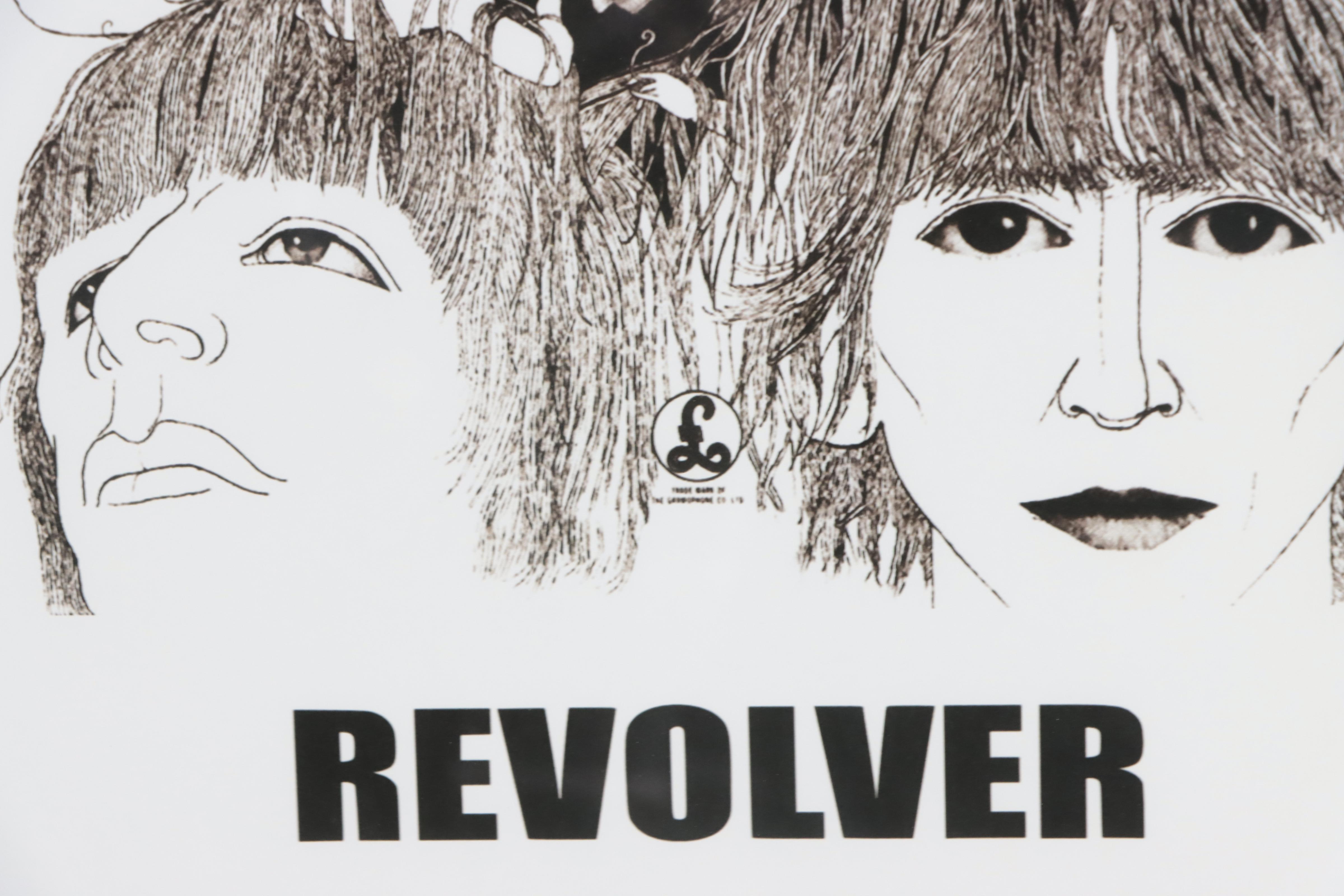 The Beatles "Revolver" Halftone Poster | EBTH