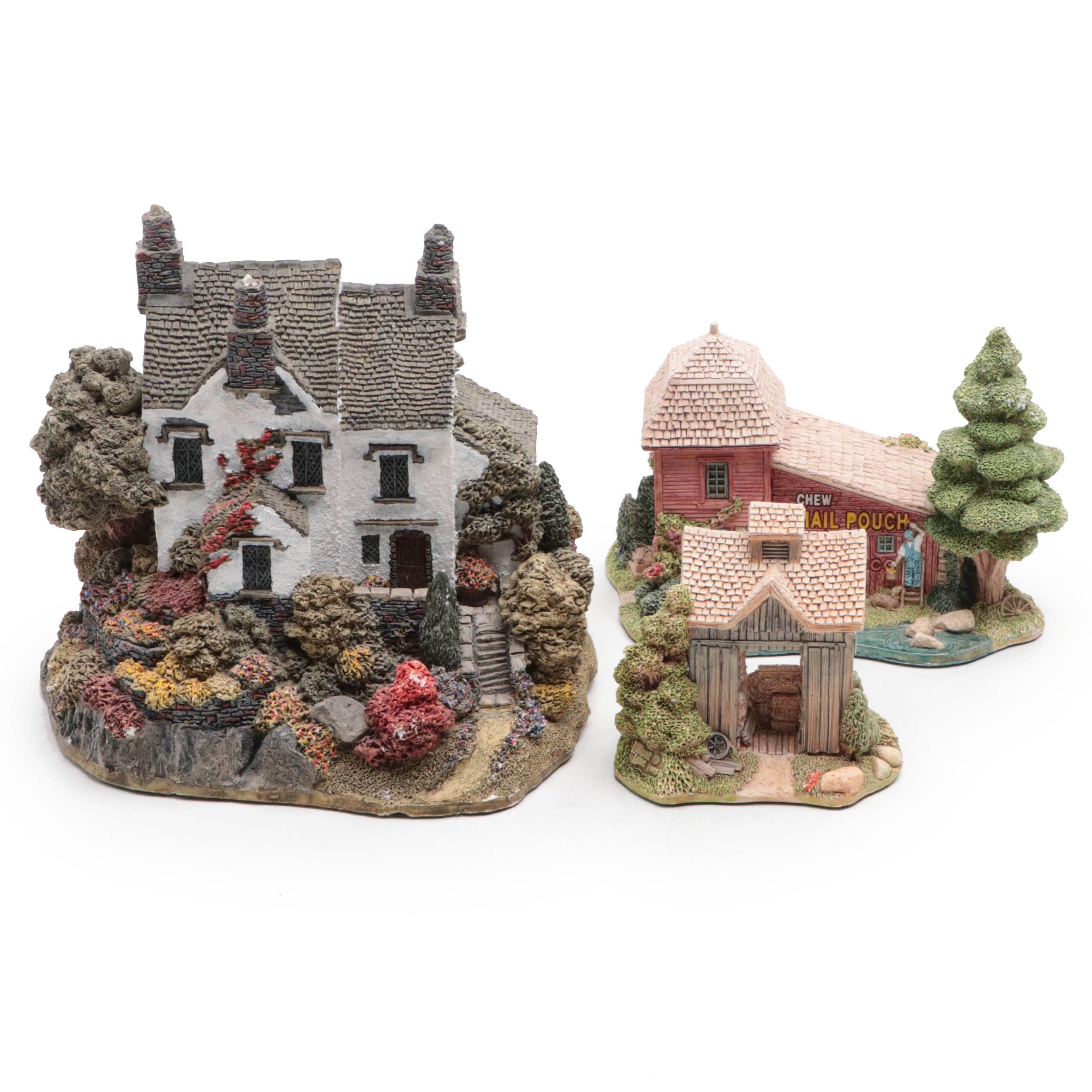 Lilliput Lane "Rydal View" and Other Resin Cottage Miniatures, Late ...
