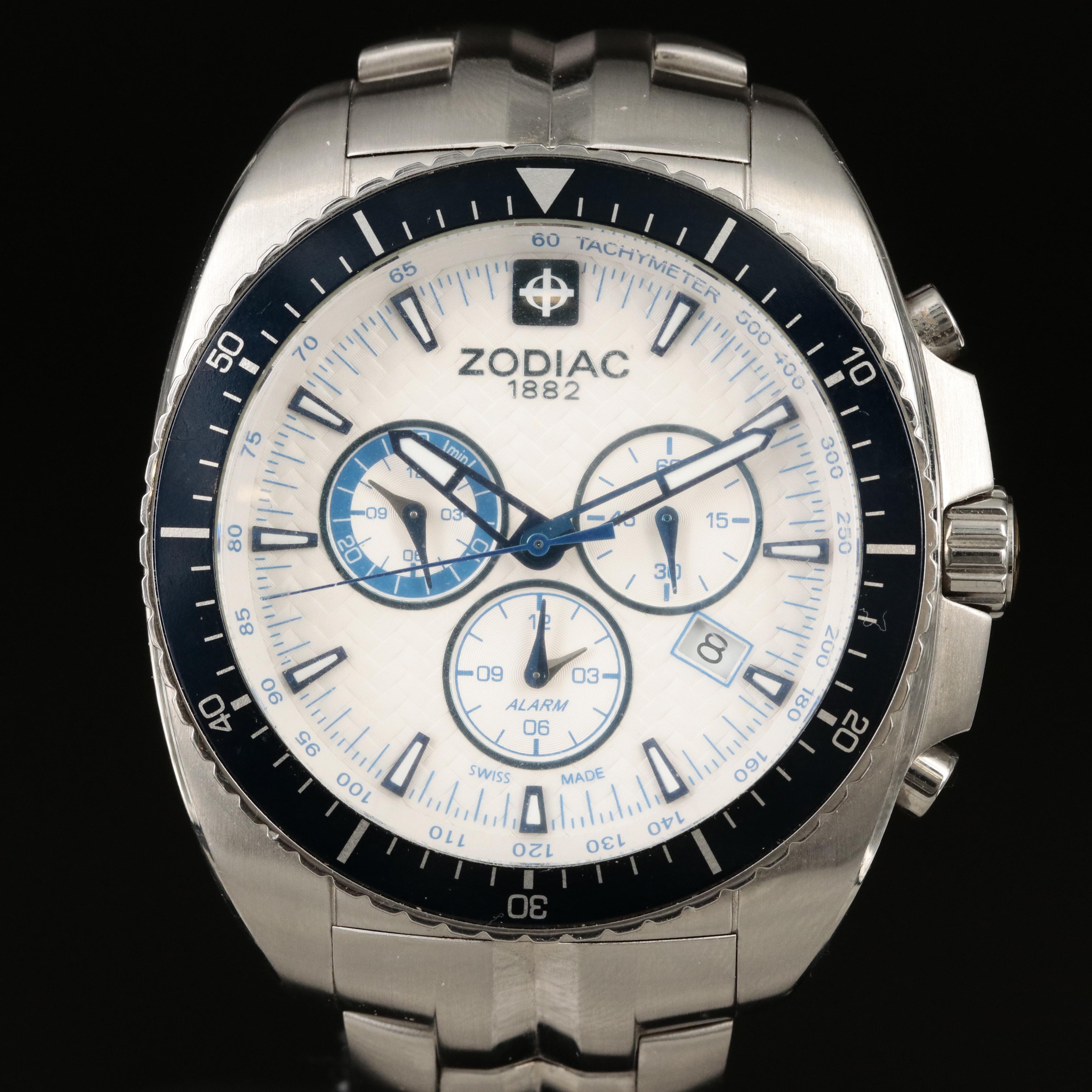 Zodiac Speed Dragon Alarm Chronograph Watch | EBTH