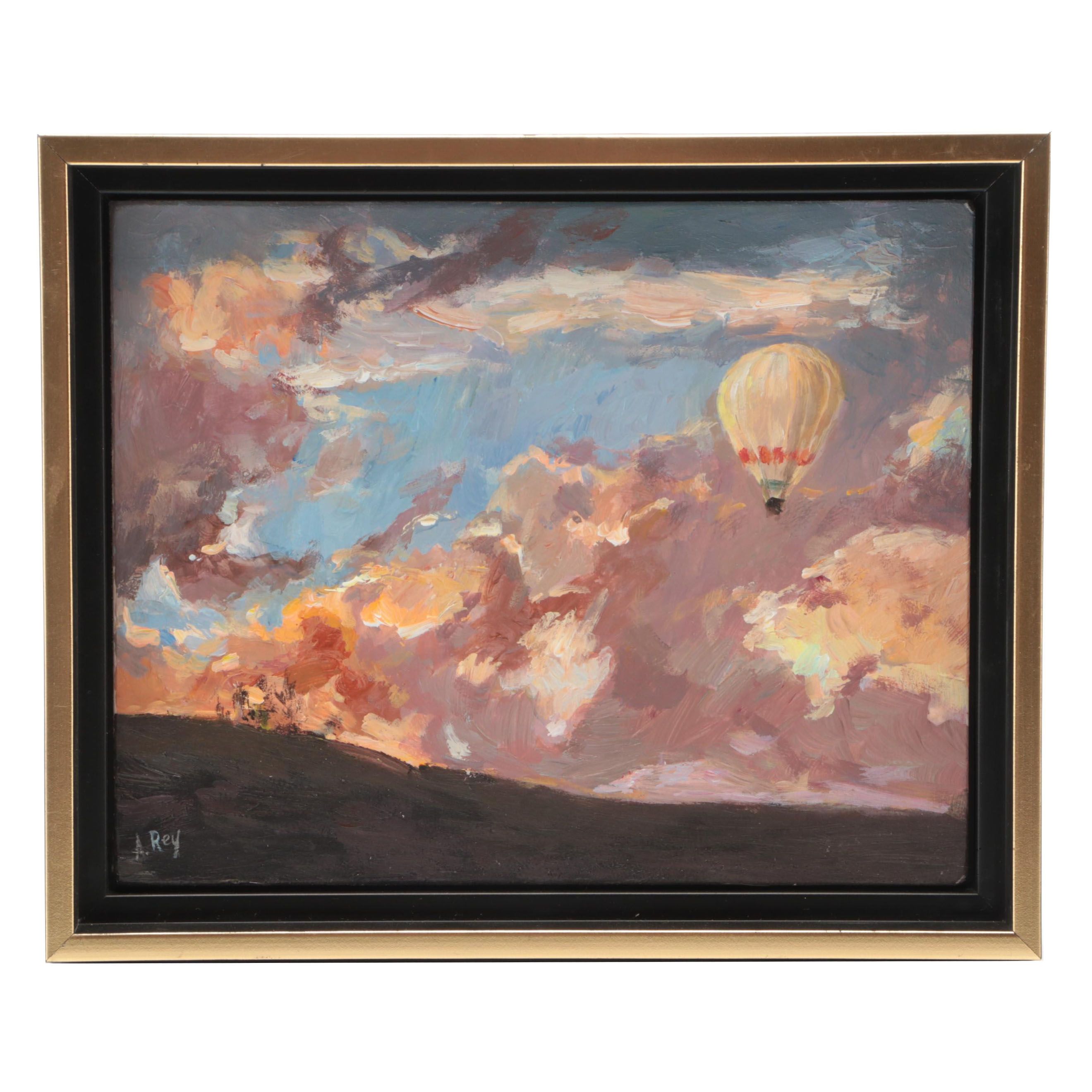 Agnes Rey Oil Painting "Into the Unknown," 2023 | EBTH