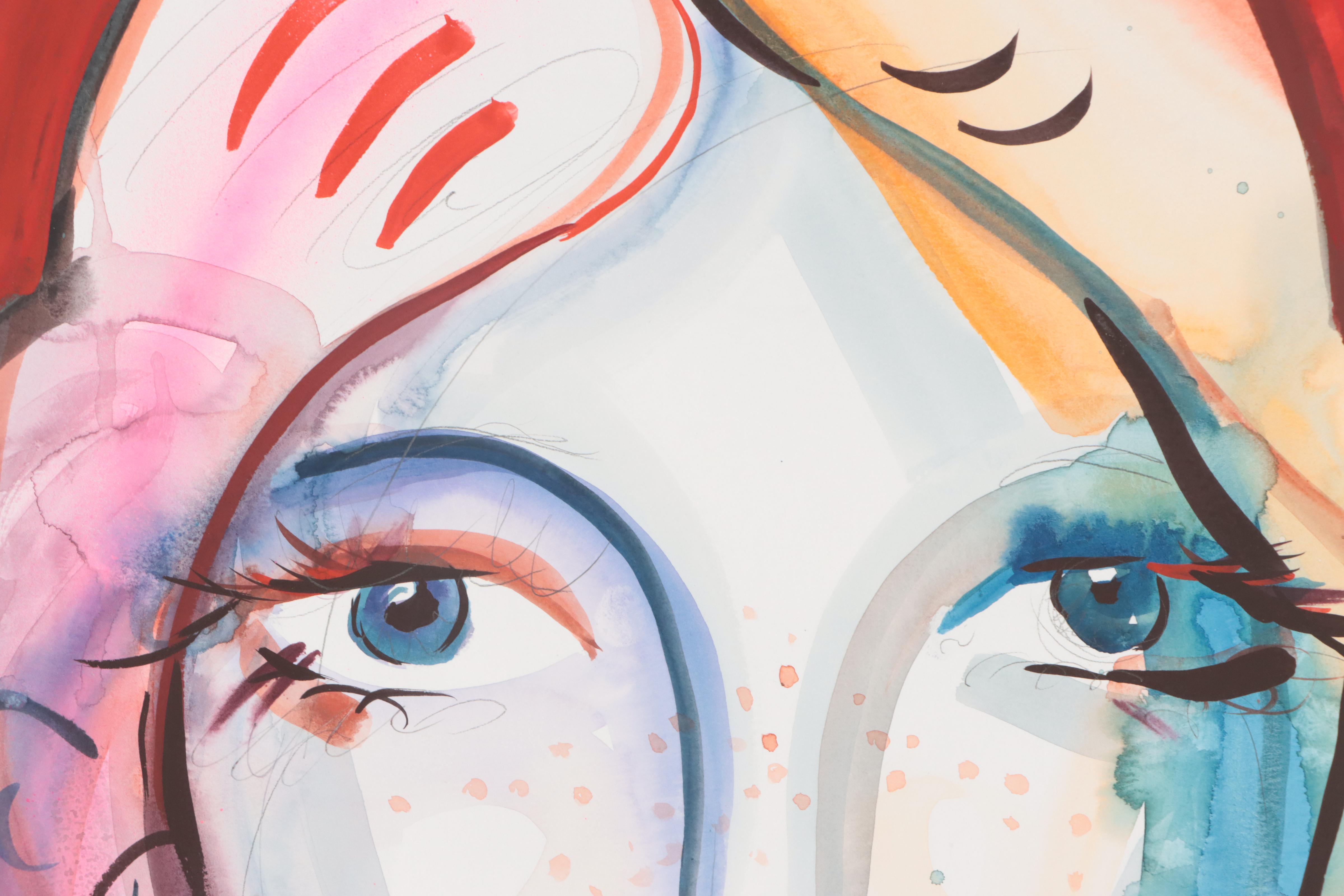 Dan Sabau Watercolor Painting "Freckles in April," 2023 | EBTH