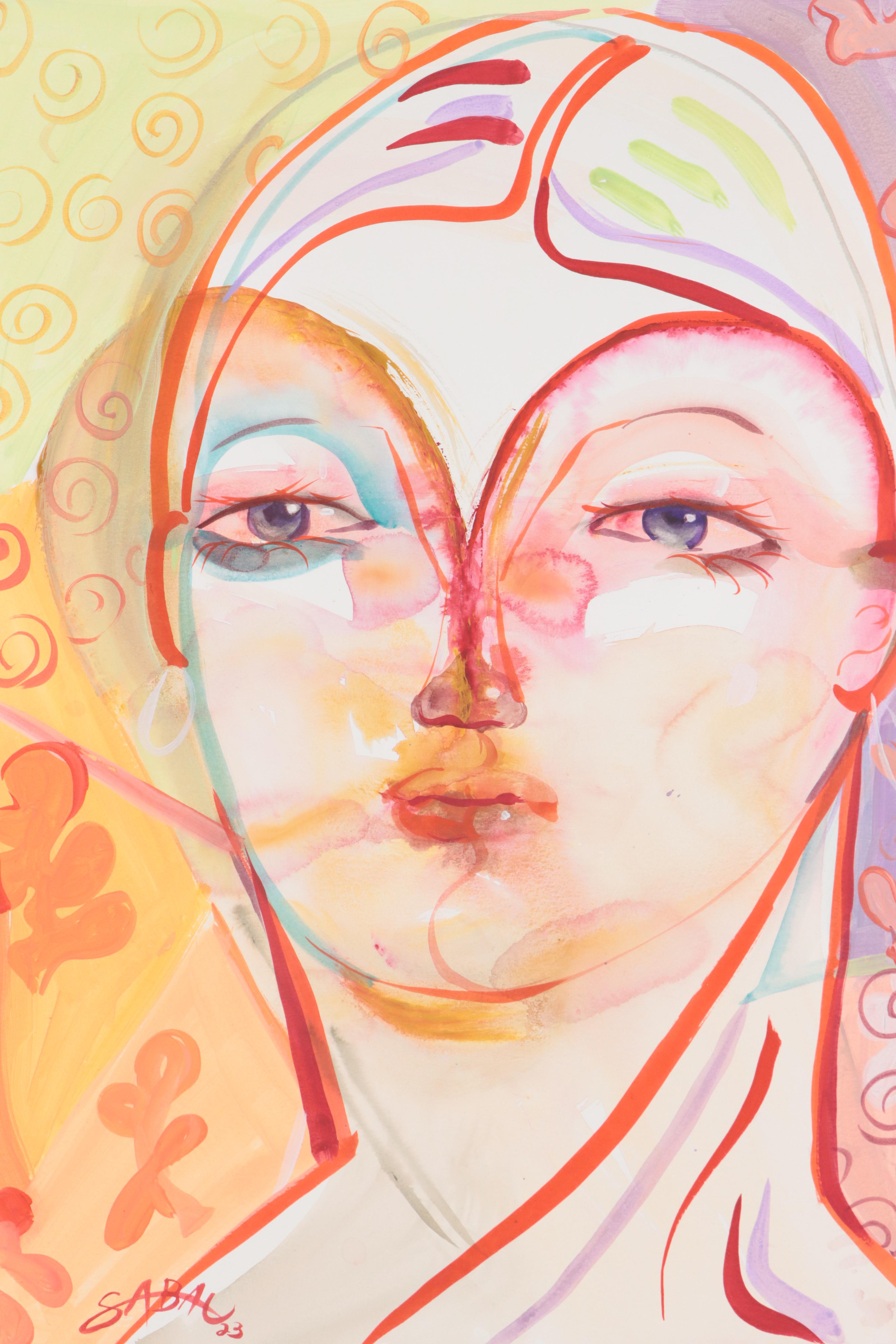 Dan Sabau Watercolor Painting "Southwest Gaze," 2023 | EBTH