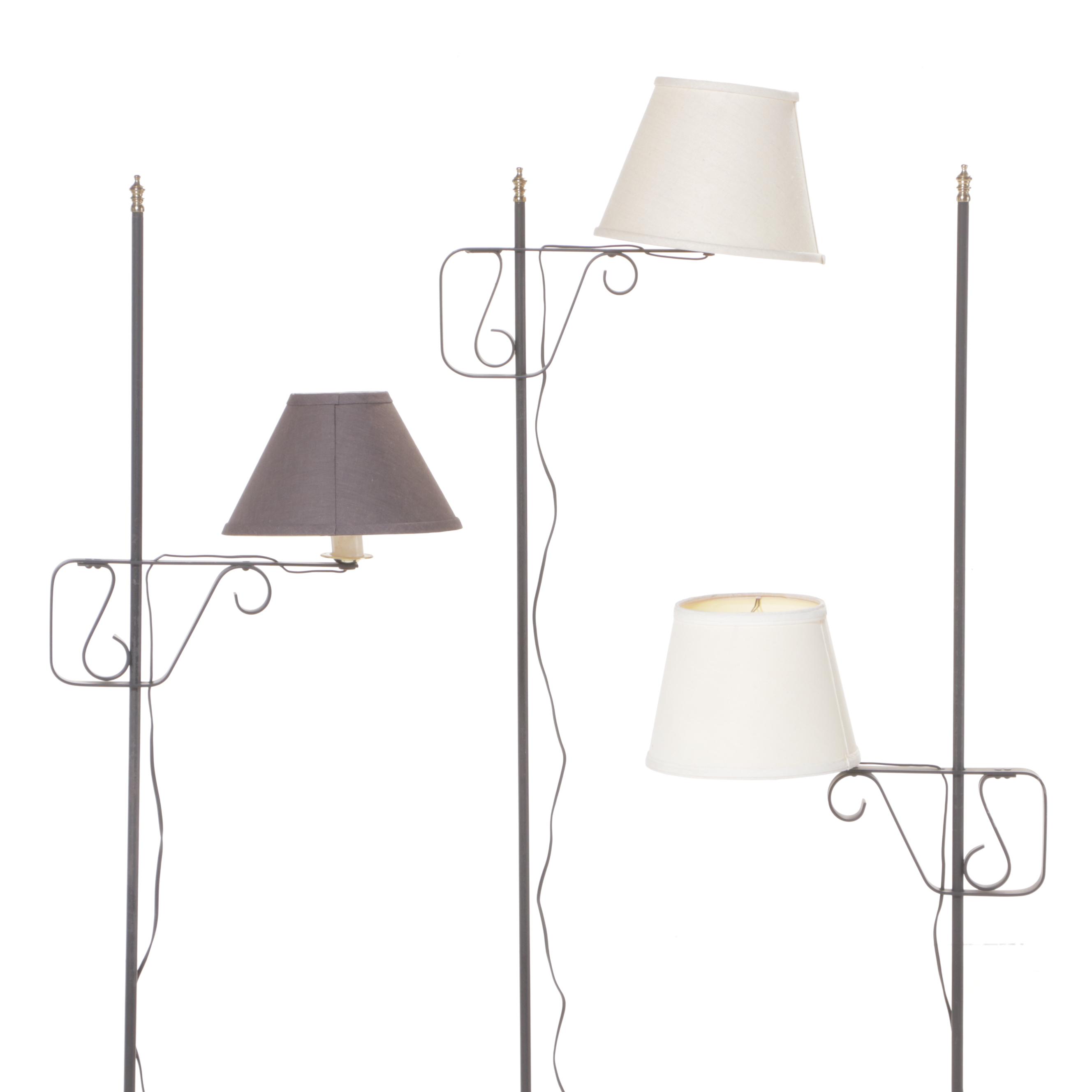Three Colonial Style Floor Lamps | EBTH