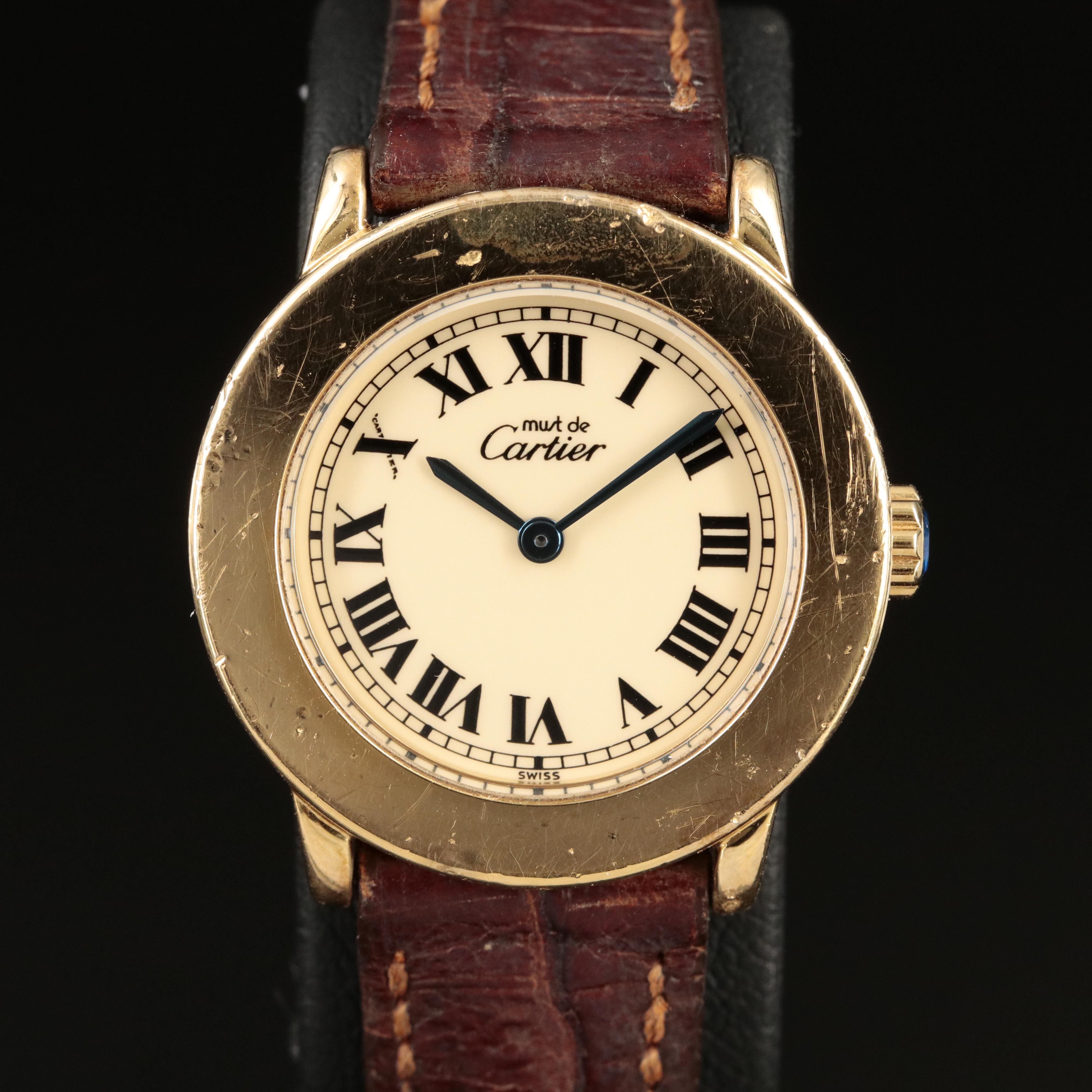 1984 Cartier Must de Cartier Ronde Watch | EBTH