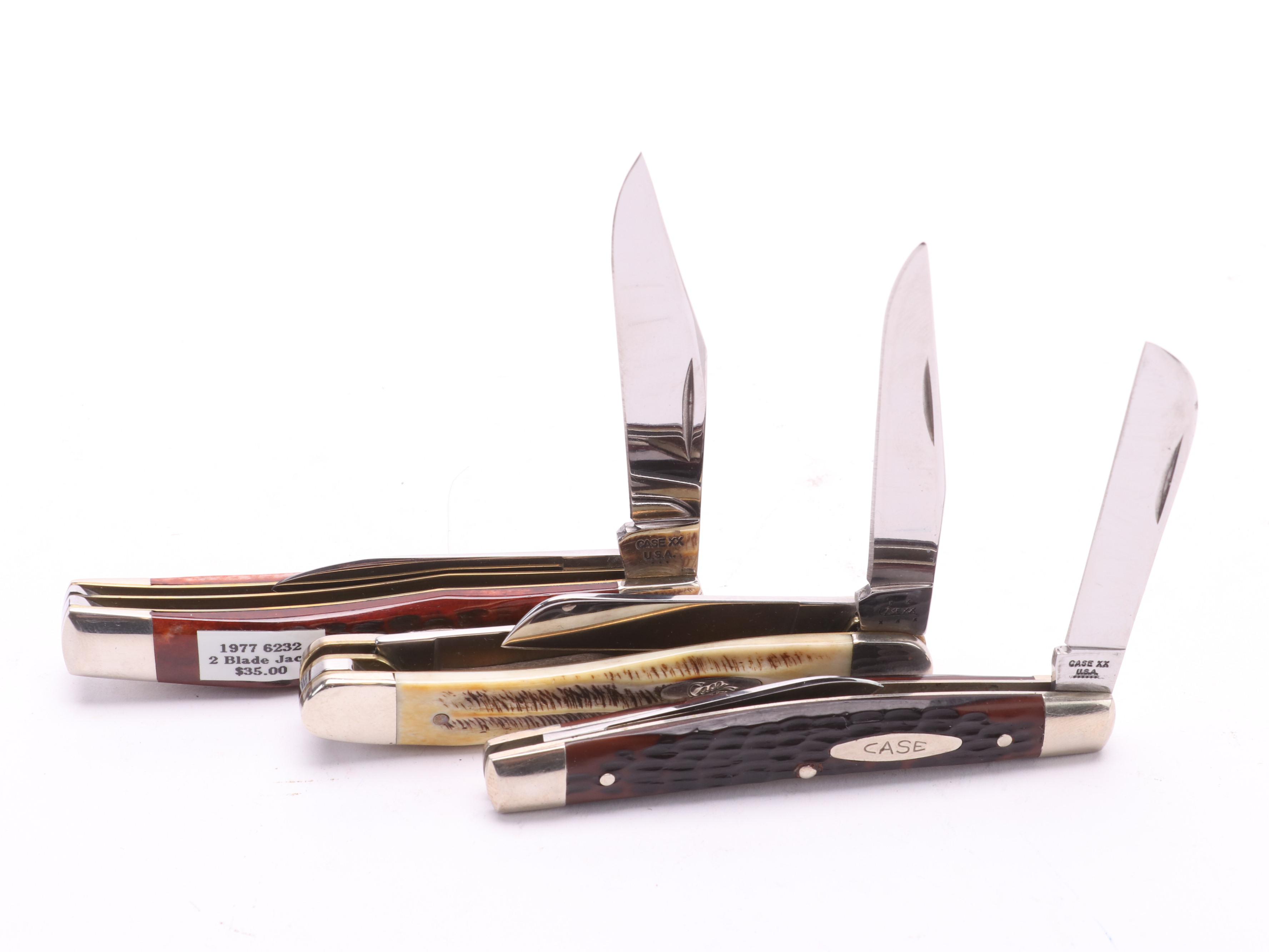 Collection of 14 Case® Folding Knives Including Collector Case | EBTH