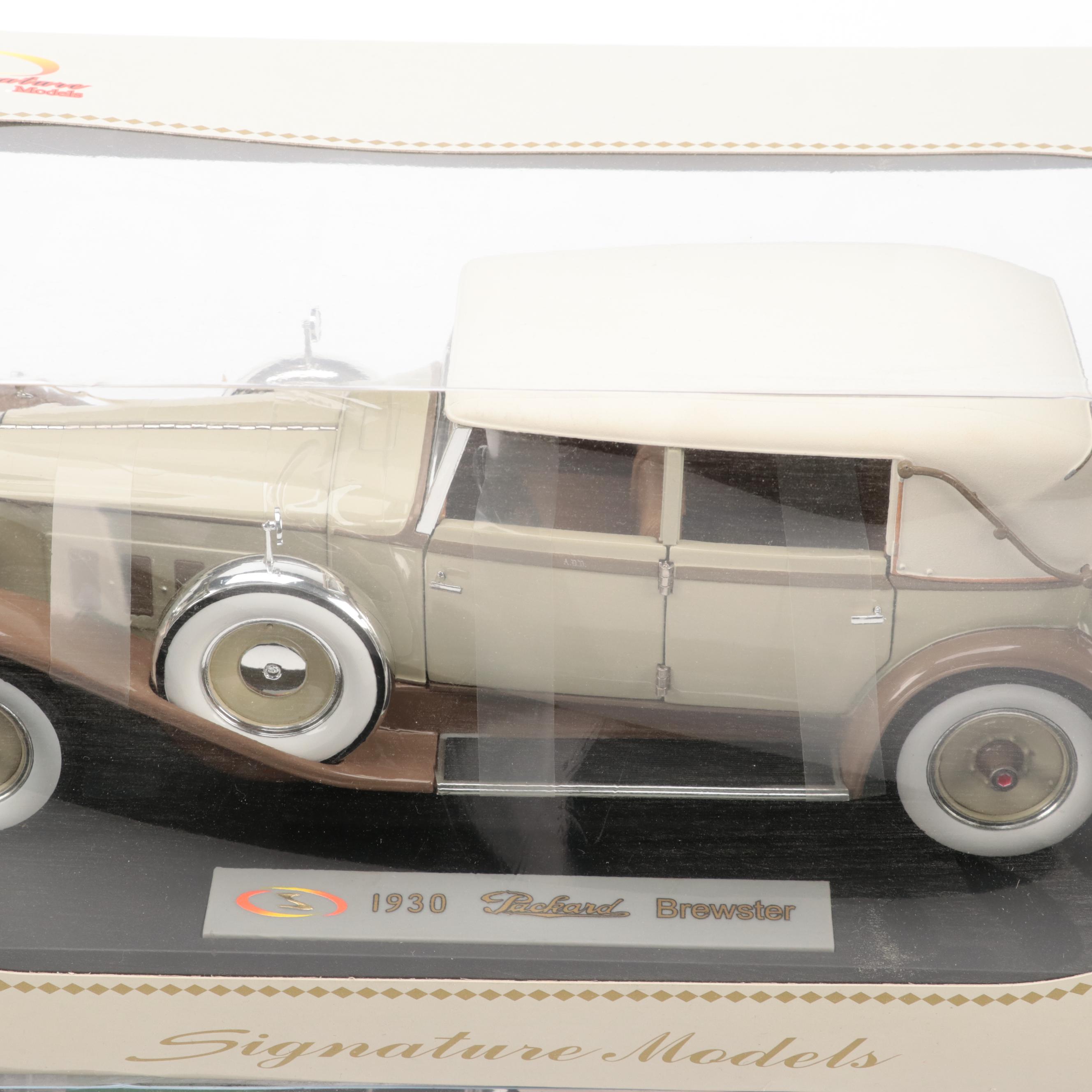 Signature Models 1930 Packard Brewster and 1934 Duesenberg Model Cars ...