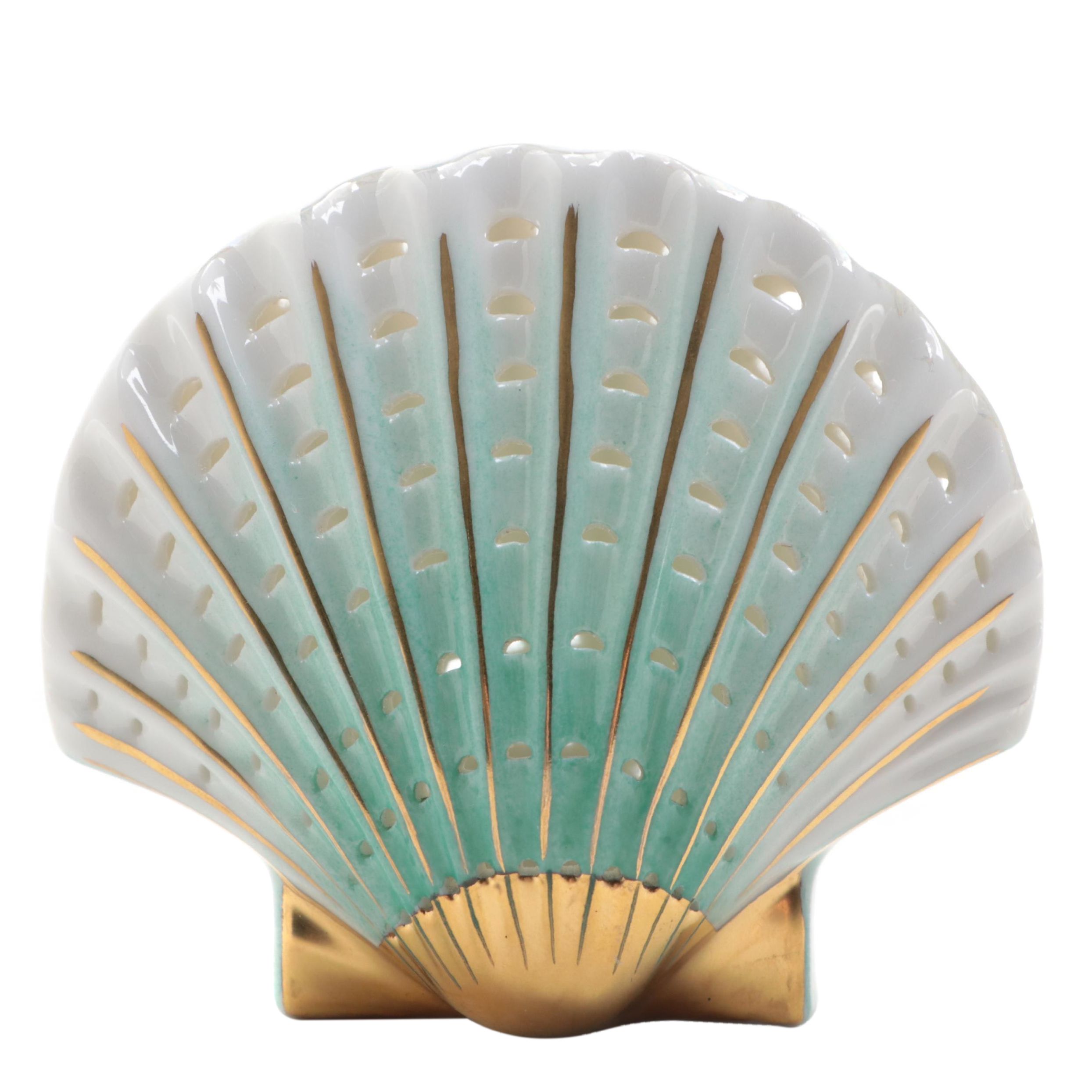Herend "Sea Shell" Porcelain Figurine | EBTH
