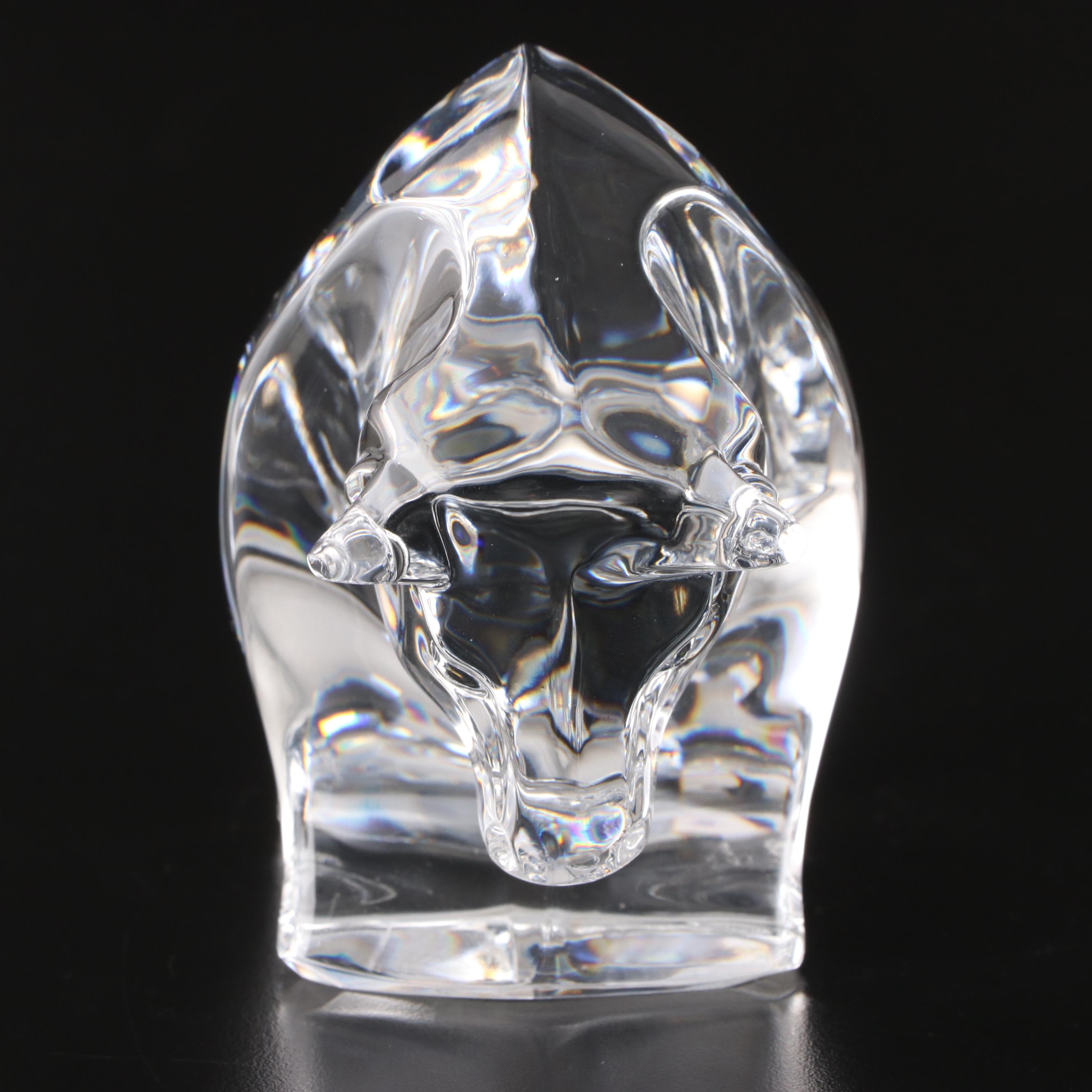 Waterford Crystal "Bull" Figurine | EBTH