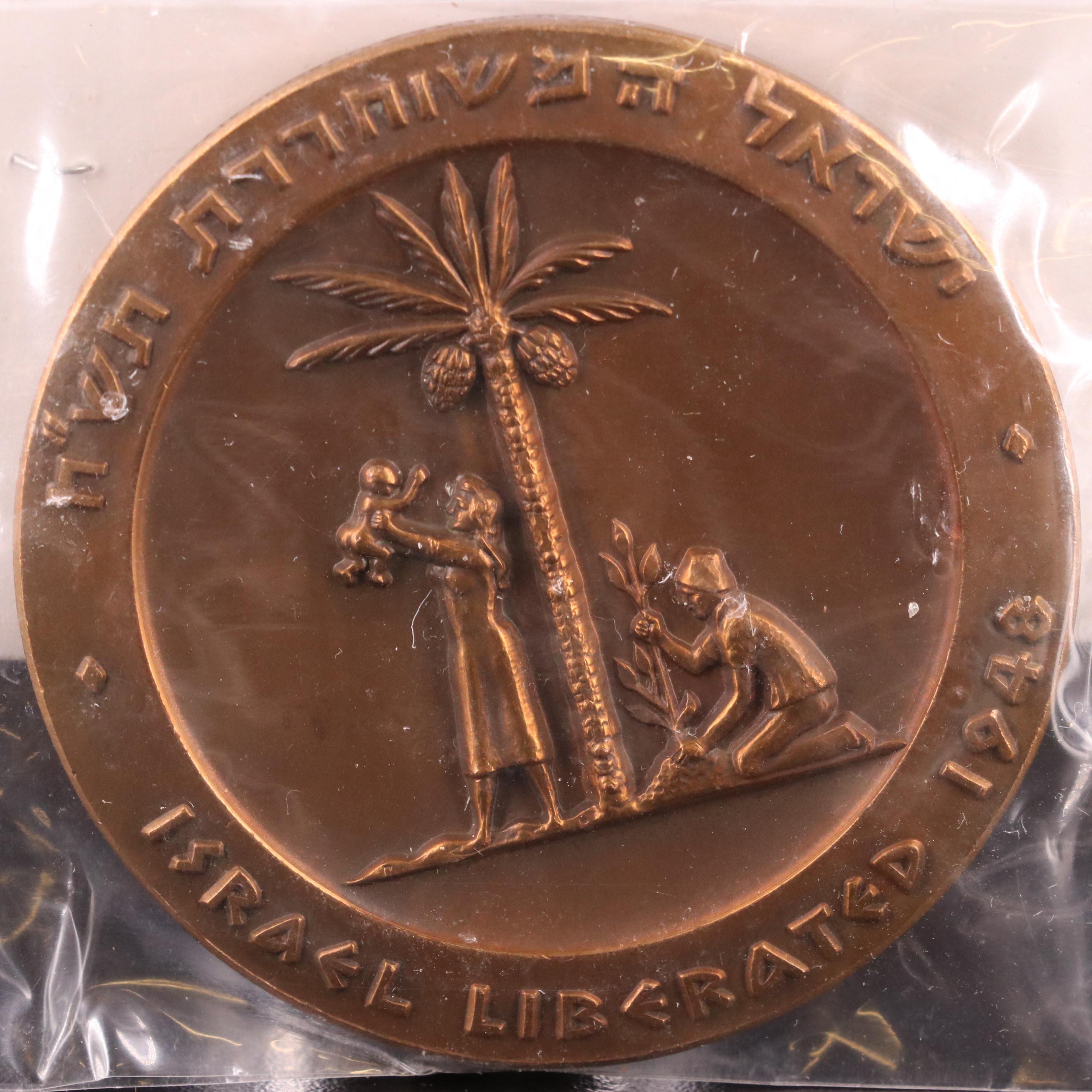 Collection of Eight Israeli Bronze Medals Plus Three Others | EBTH