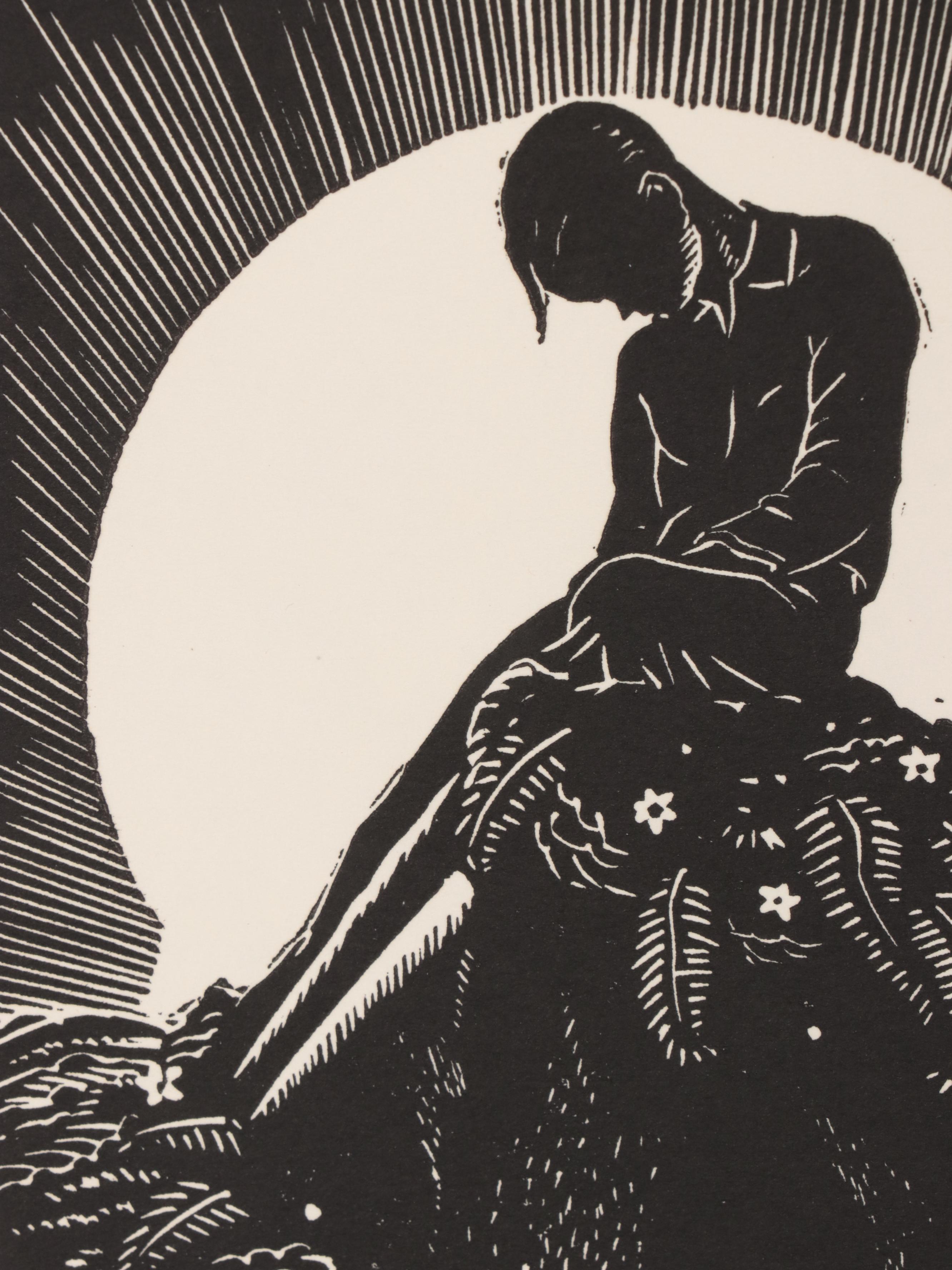 Dan Burne Jones Wood Engravings Including "Affection," 1930 | EBTH