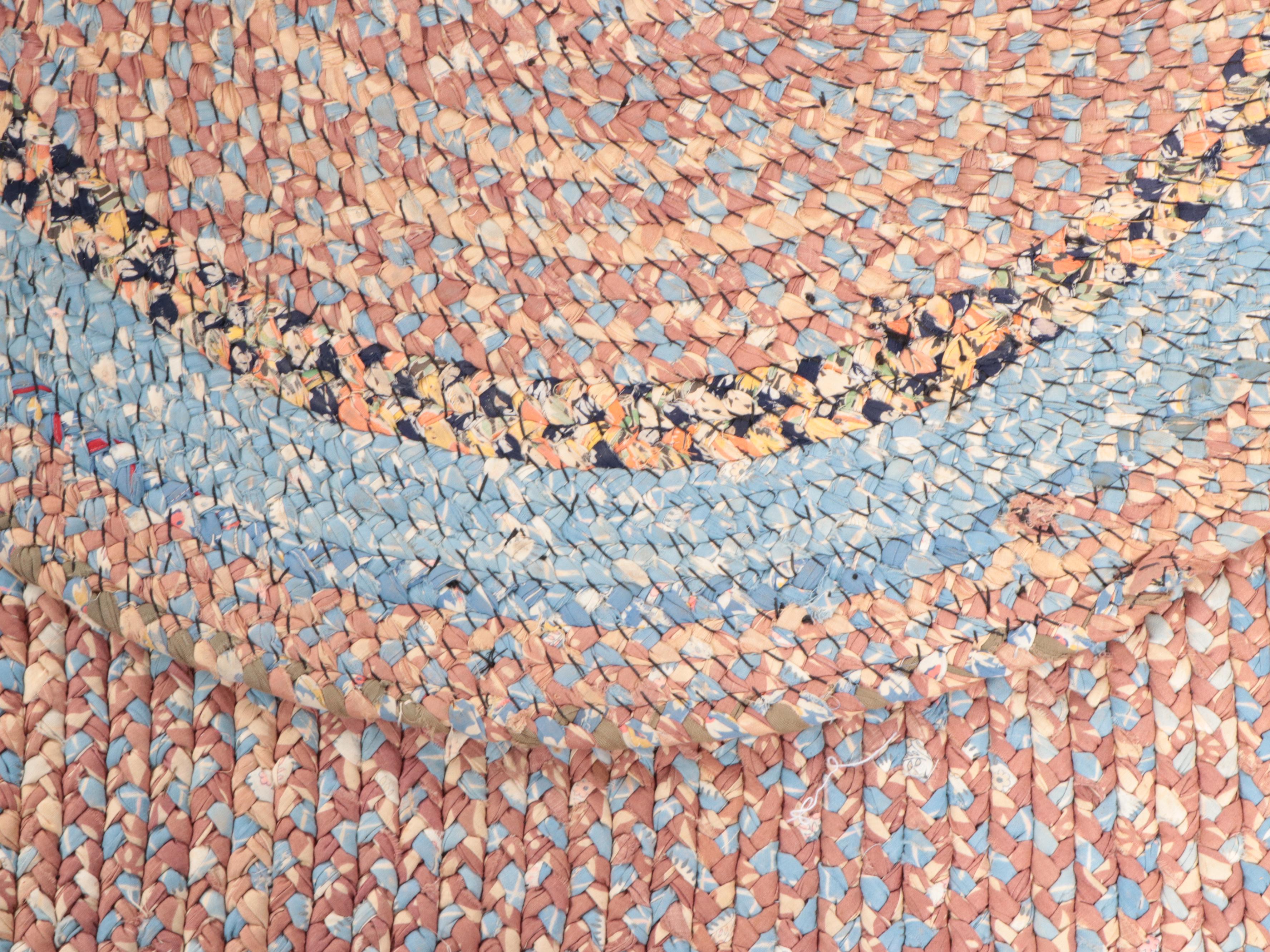 Four Oval Braided Rag Rugs | EBTH