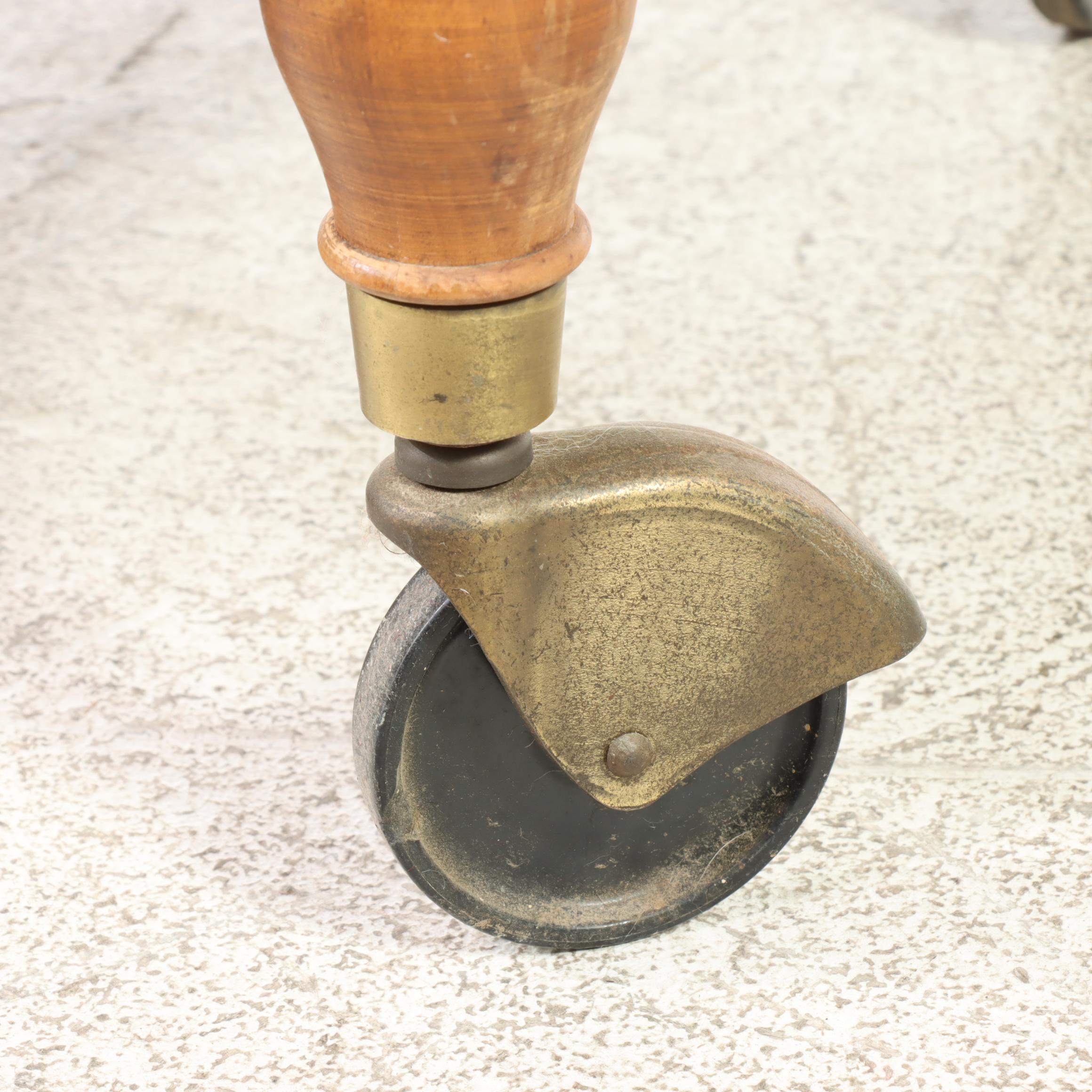 Kling Colonial Style Maple and Laminate Top Drop-Leaf Server | EBTH