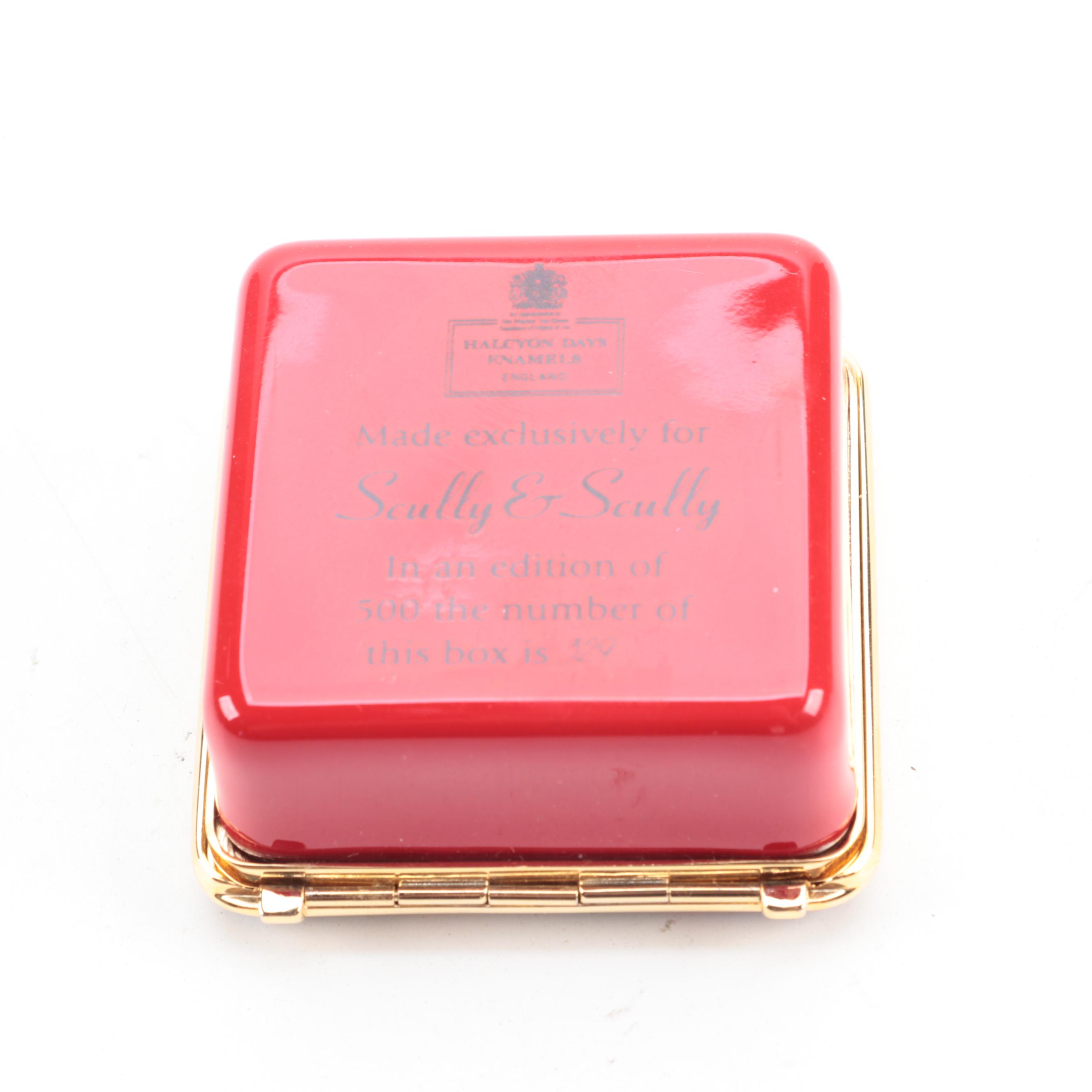 Halcyon Days Enameled Boxes for Scully & Scully and Gump's | EBTH