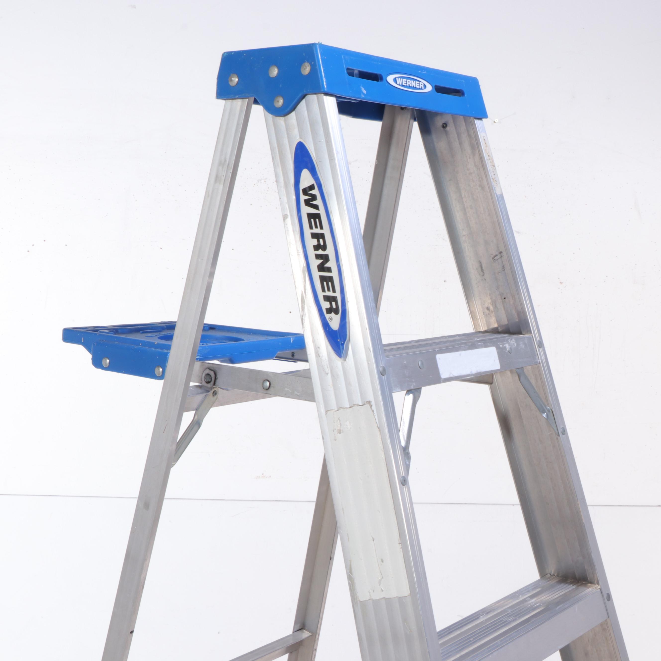 Werner 8' Aluminum Step Ladder | EBTH
