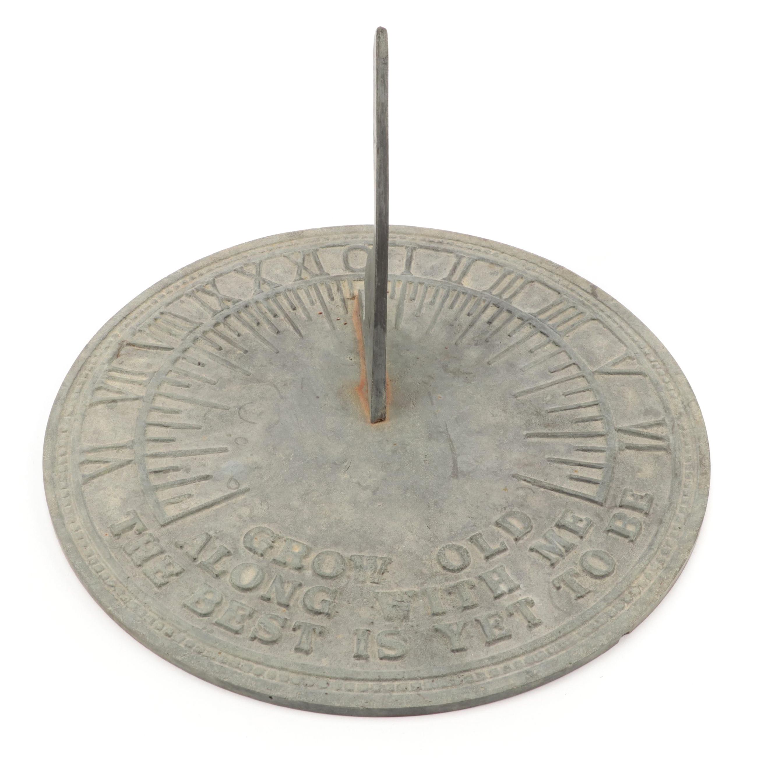 Cast Brass Garden Sundial | EBTH