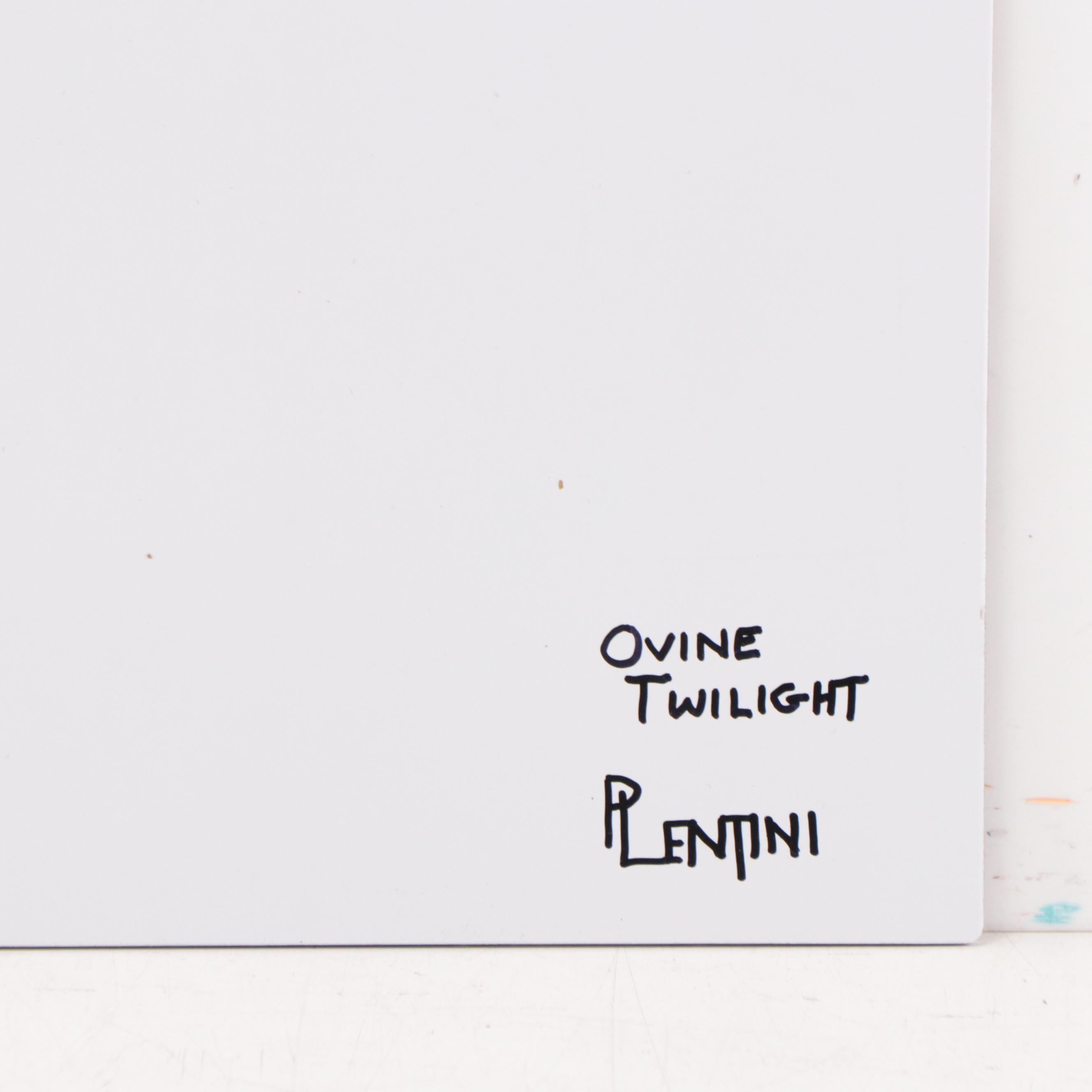 Peter Lentini Oil Painting "Ovine Twilight," 21st Century | EBTH