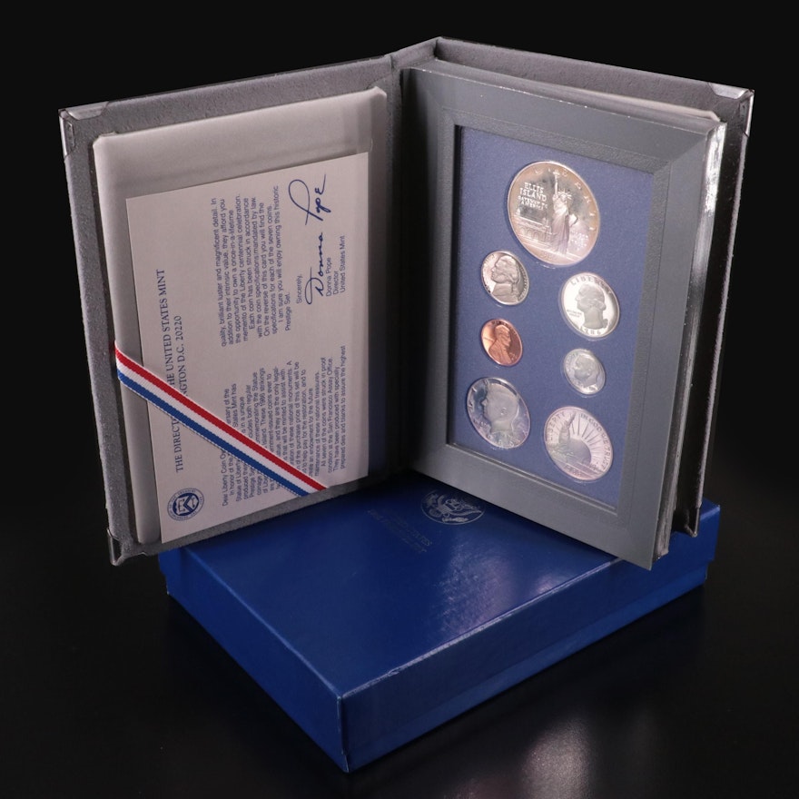 1986 U.S. Mint Prestige Proof Set | EBTH 1986 U.S. Mint Prestige Proof Set | EBTH