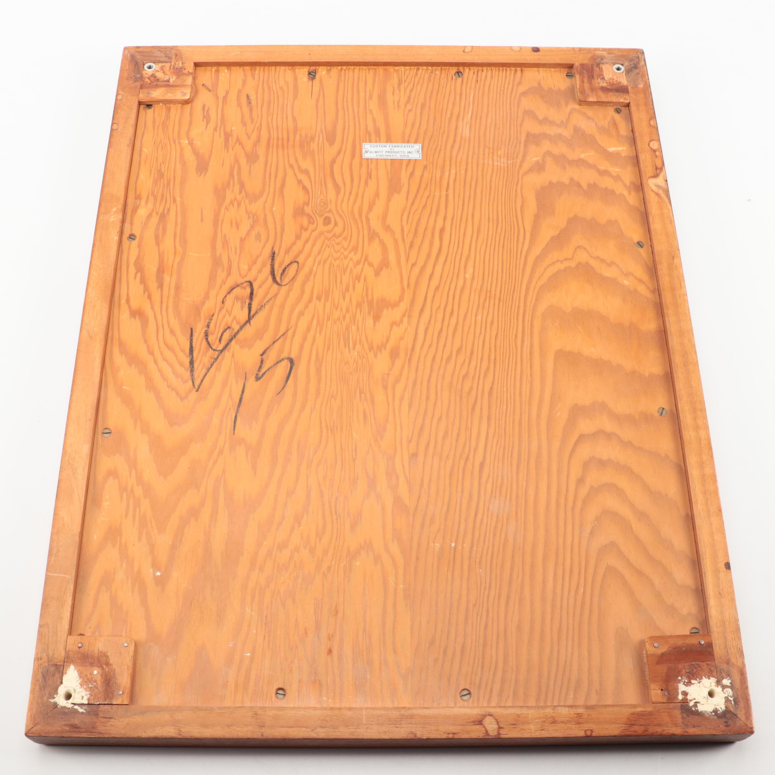 Rookwood Pottery Studio Glaze Test Tile Display | EBTH