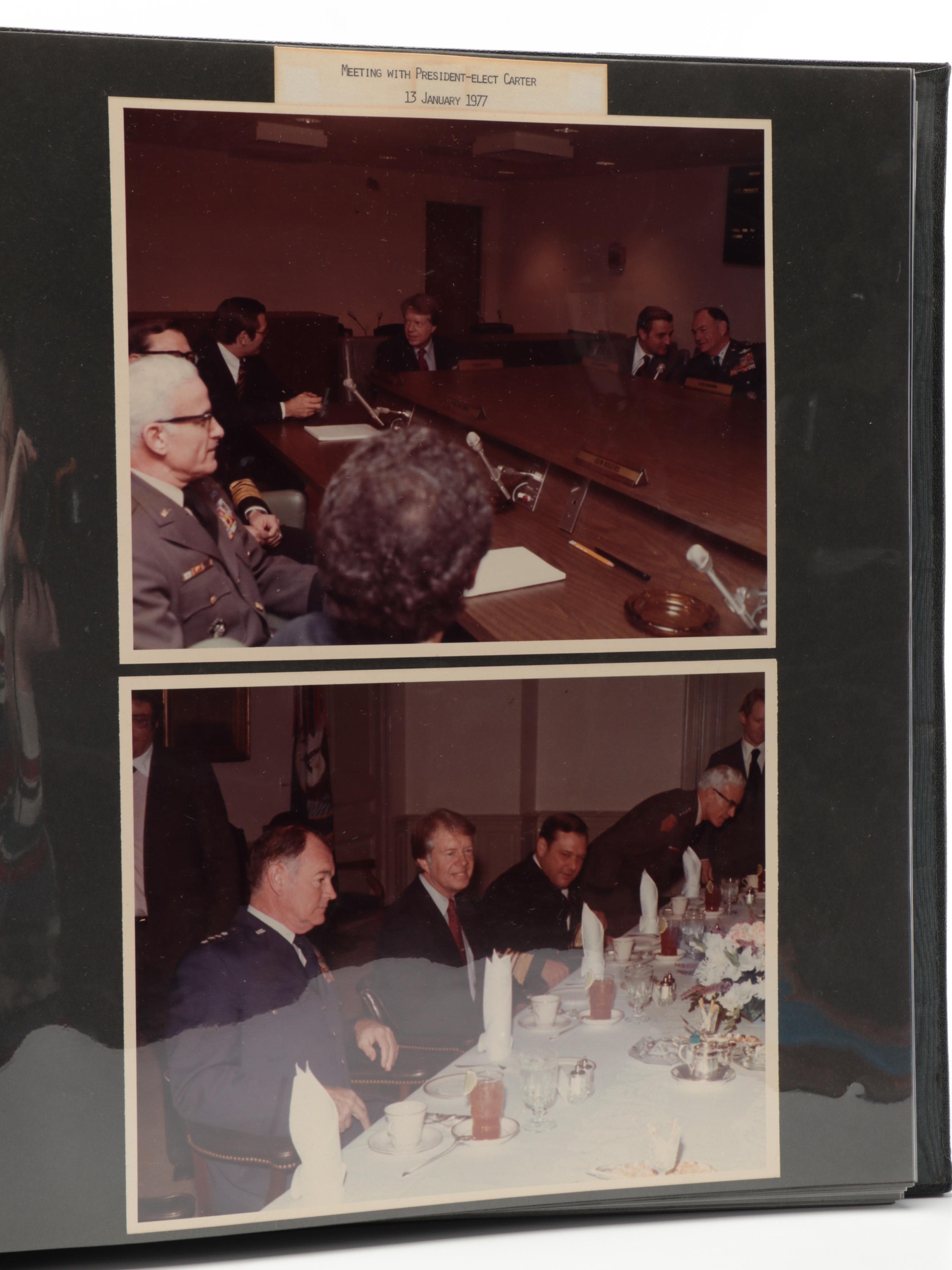 Scrapbook of Army General Bernard W. Rogers and US Bicentennial Senate ...