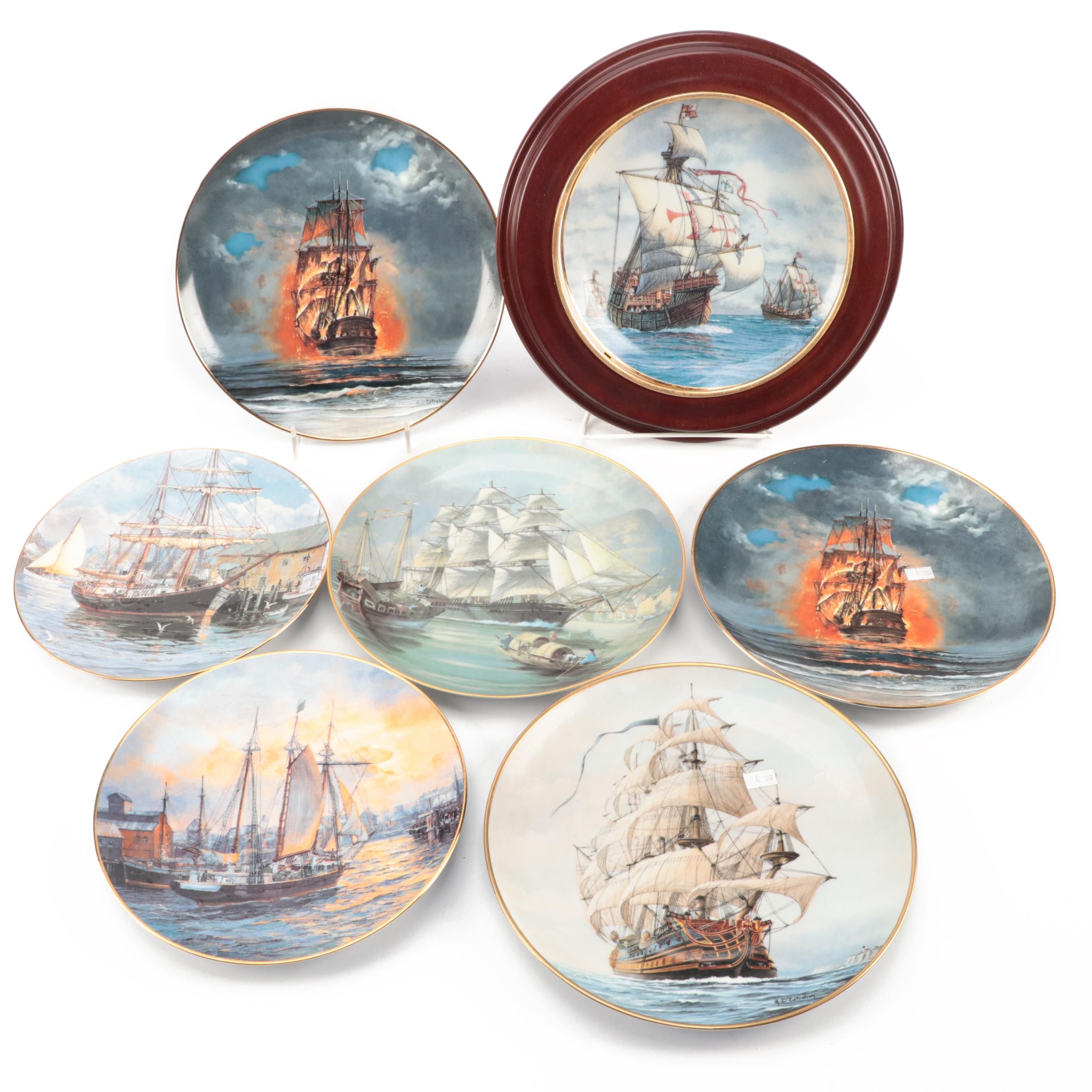 Royal Cornwall "The Palatine" with Other Ship Collector Plates | EBTH