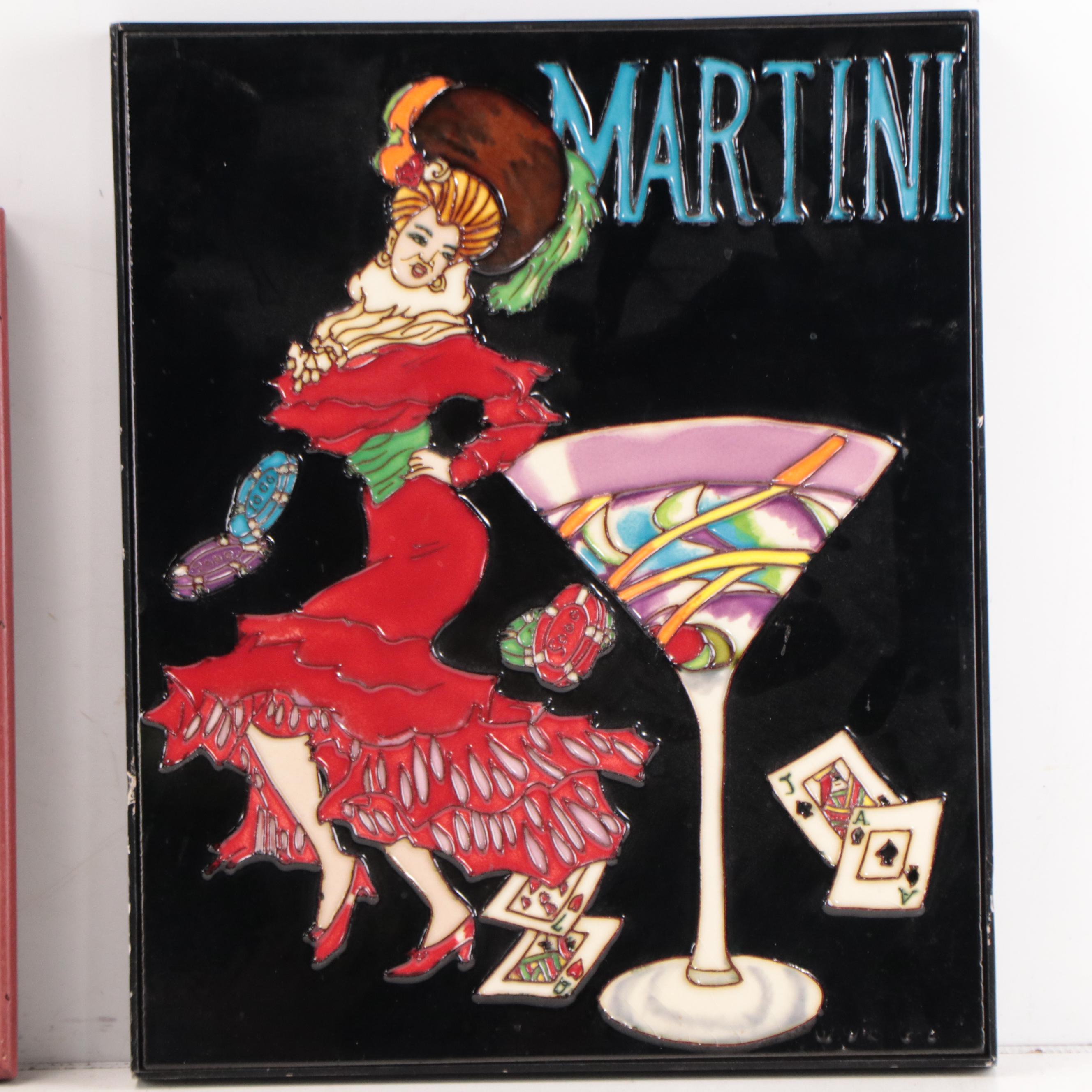 Bar Signs Including Wayne Gao Martini Sign | EBTH