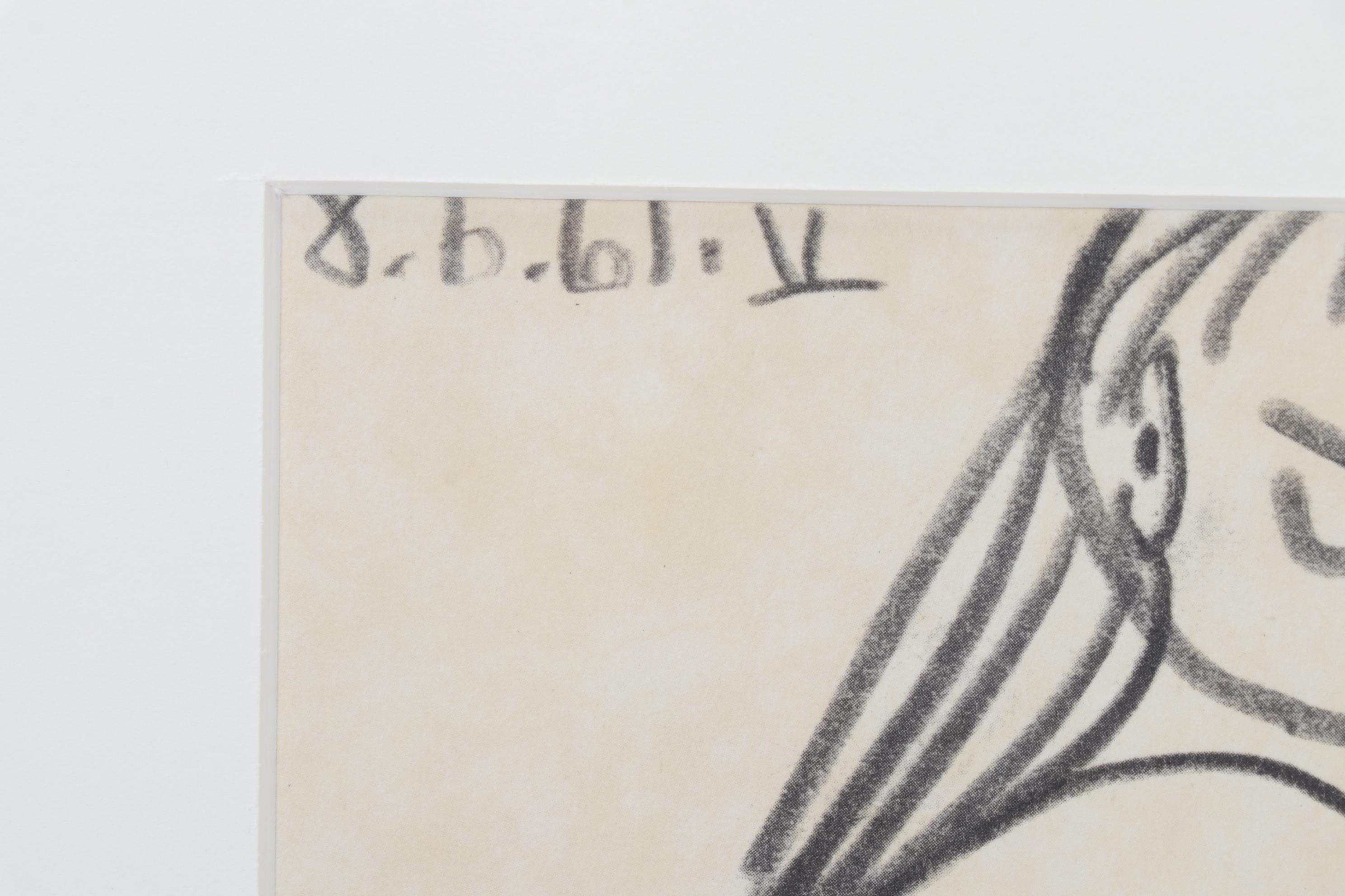 Offset Lithograph After Pablo Picasso From "Les Déjeuners," 1963 | EBTH