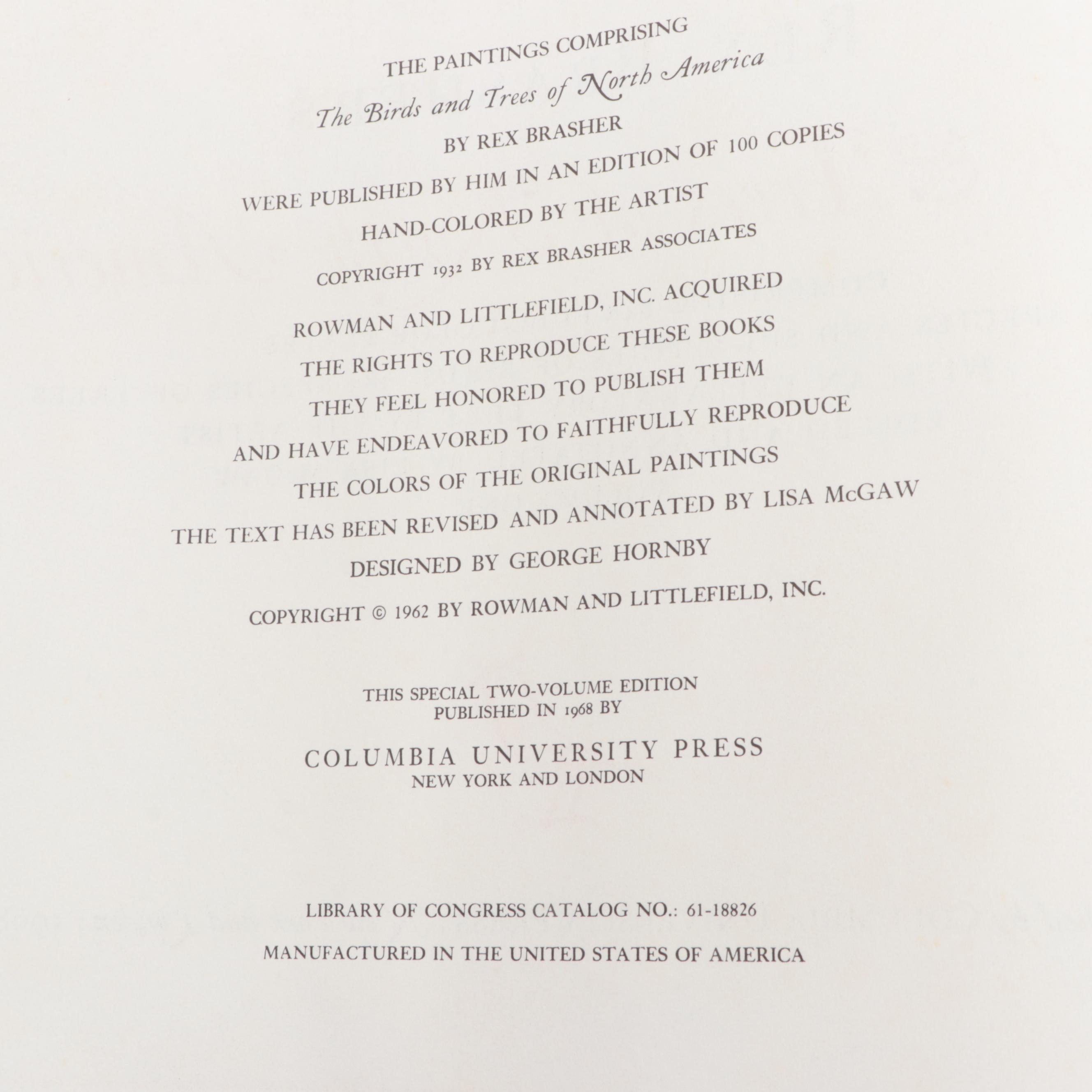 "Birds and Trees of North America" Complete Set by Rex Brasher, 1968 | EBTH