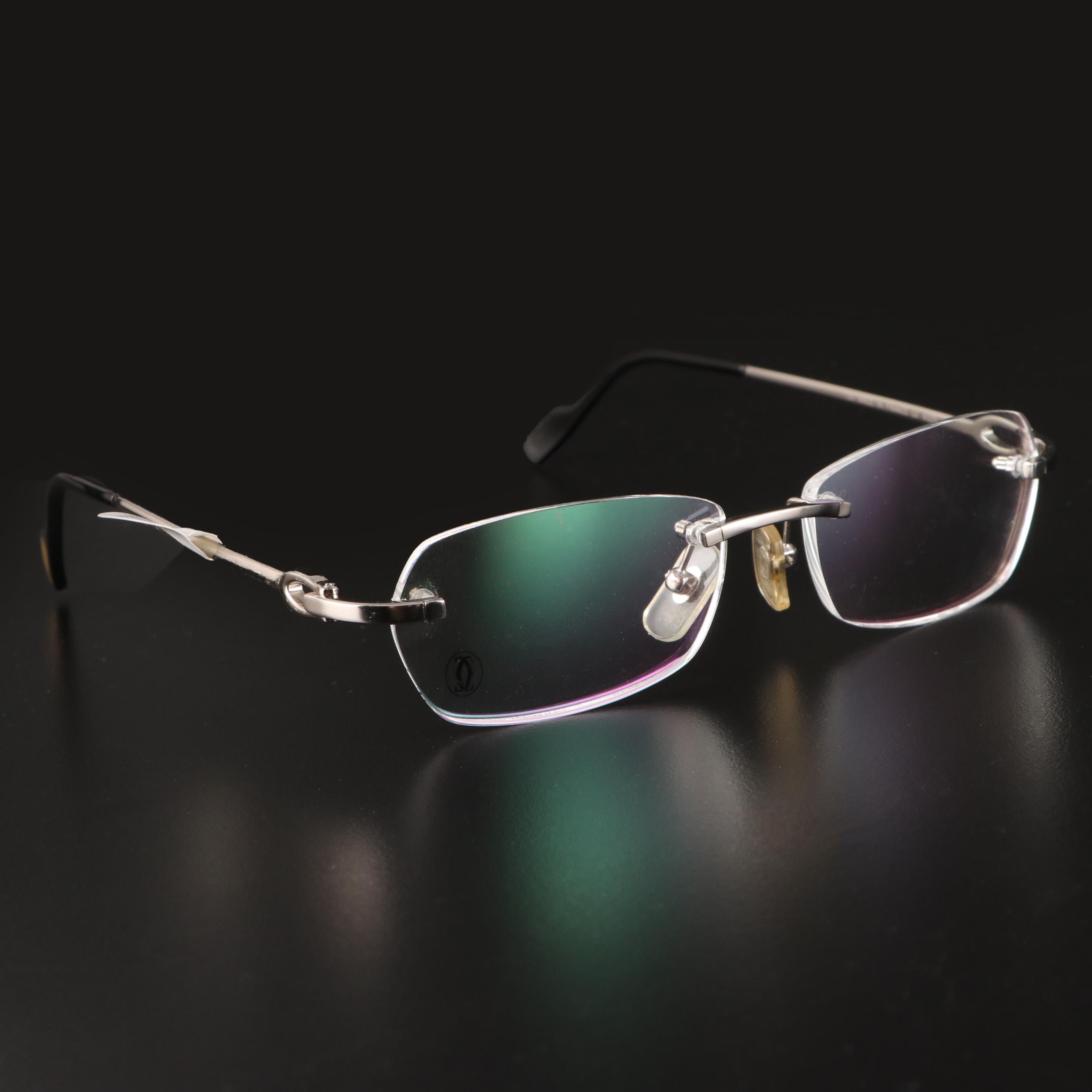 Cartier Rimless Eyeglasses with Case | Everything But The House
