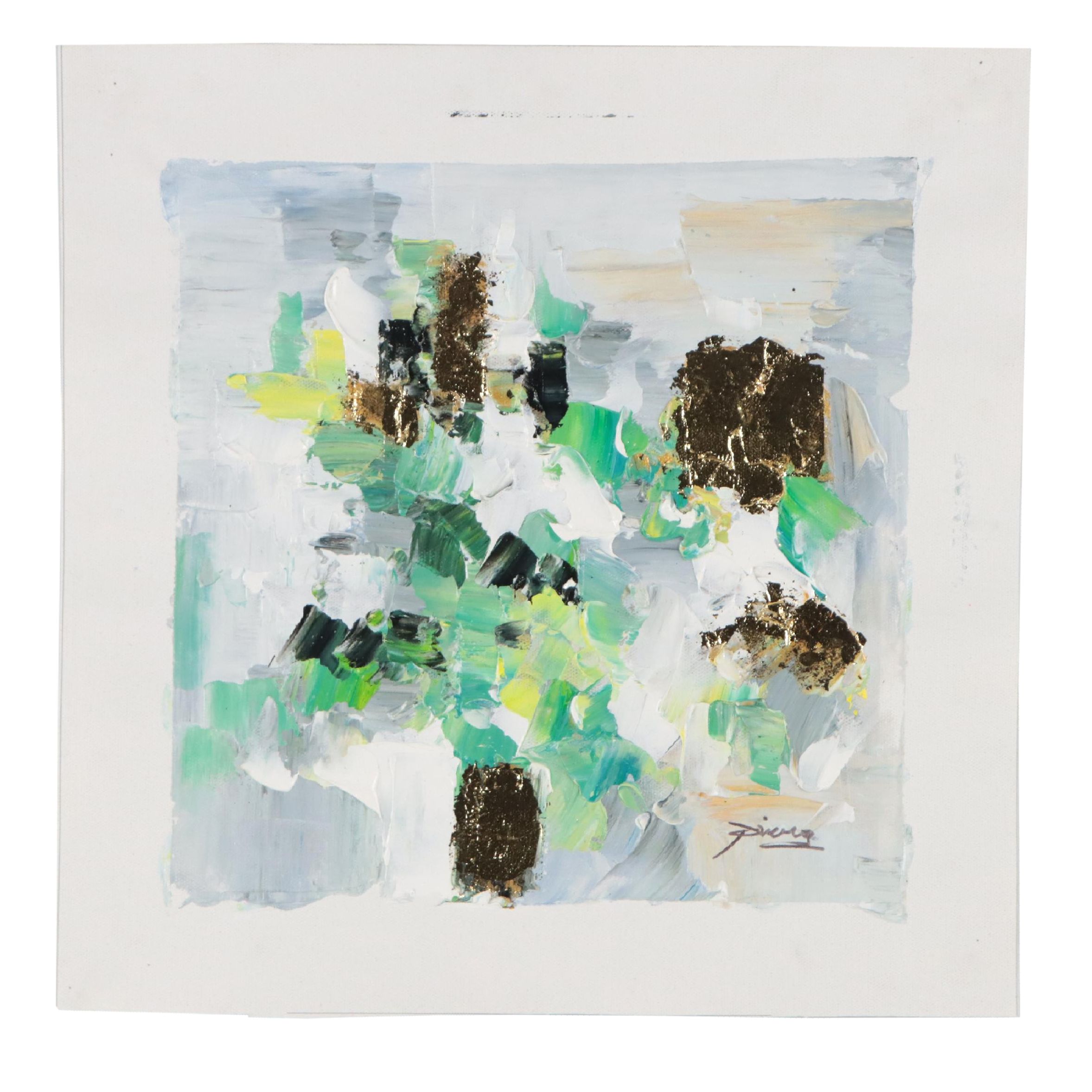 Ping Abstract Oil Painting, 21st Century | EBTH