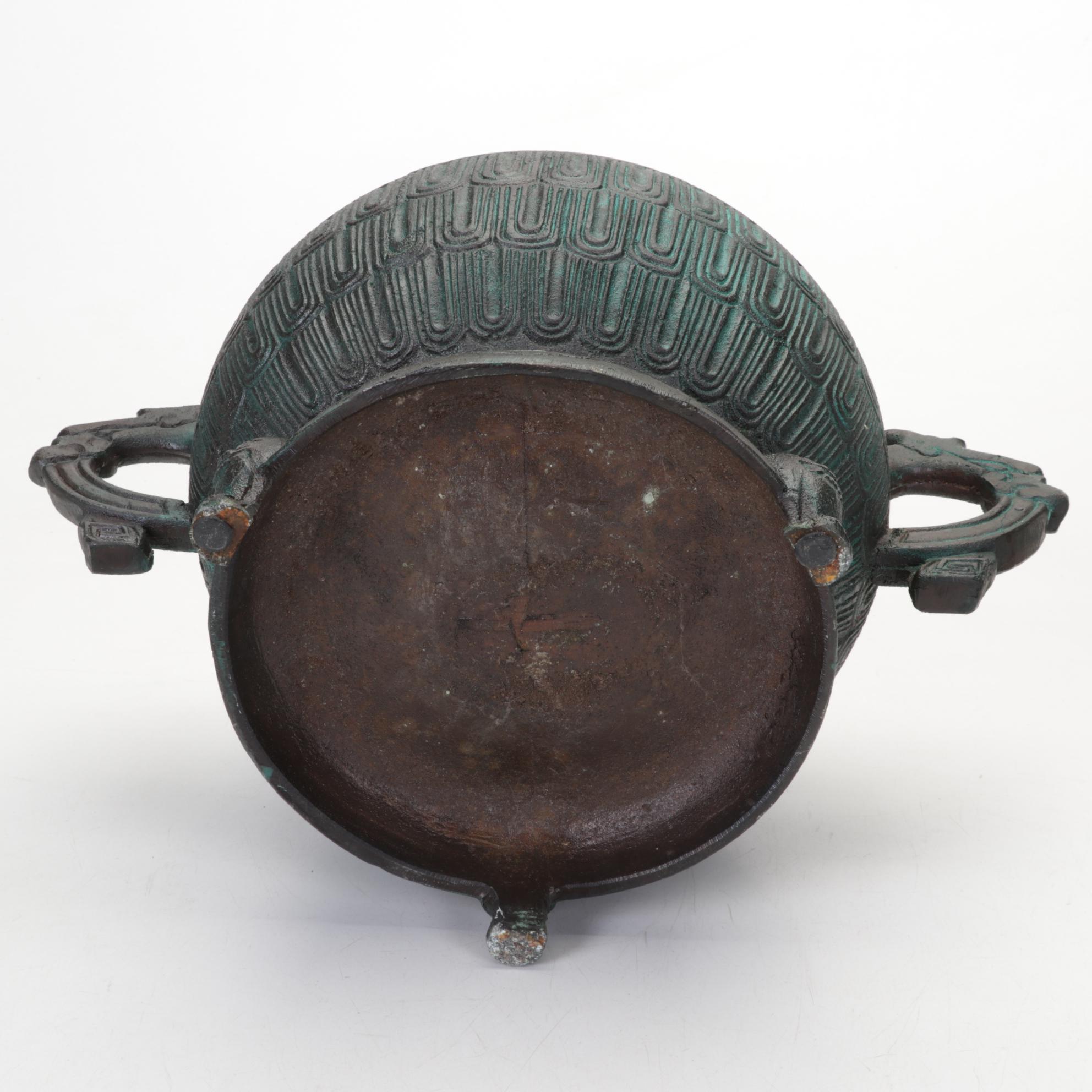 James Mont Style Ice Buckets with Chinese Bronze Censer | EBTH