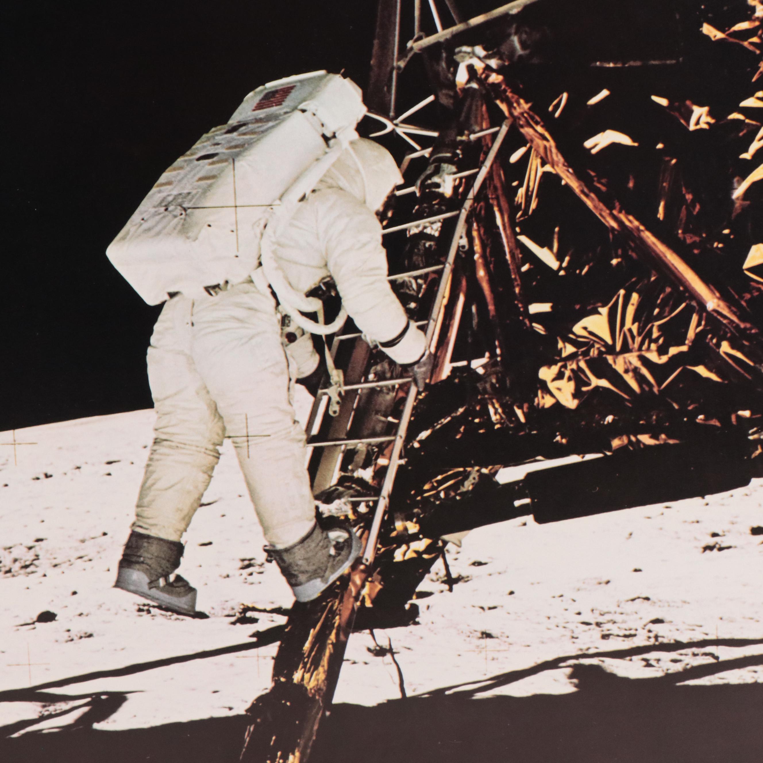 Offset Lithograph Photographs of Apollo 11 Mission, Late 20th Century ...