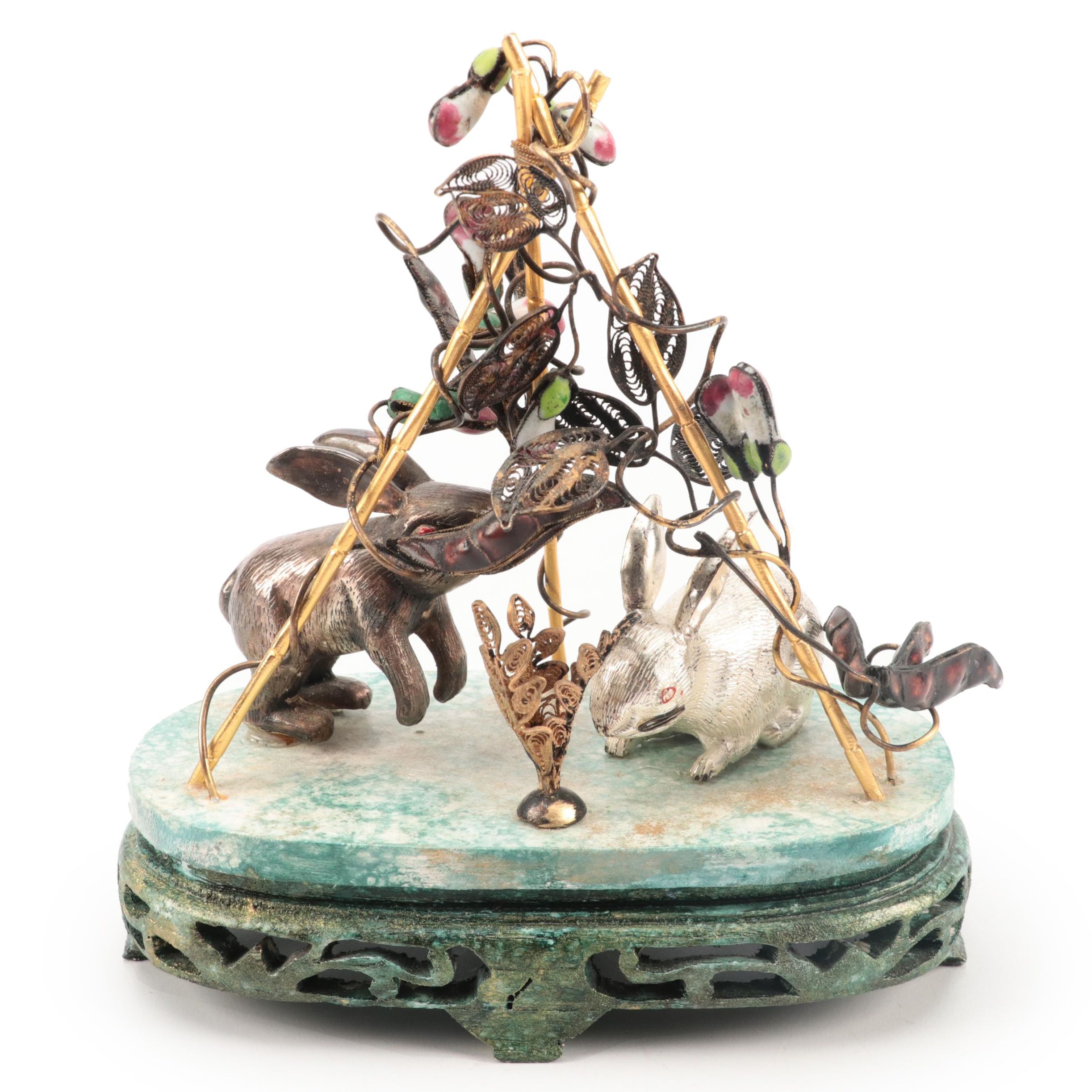 Handmade Metal Rabbit Figurine | EBTH