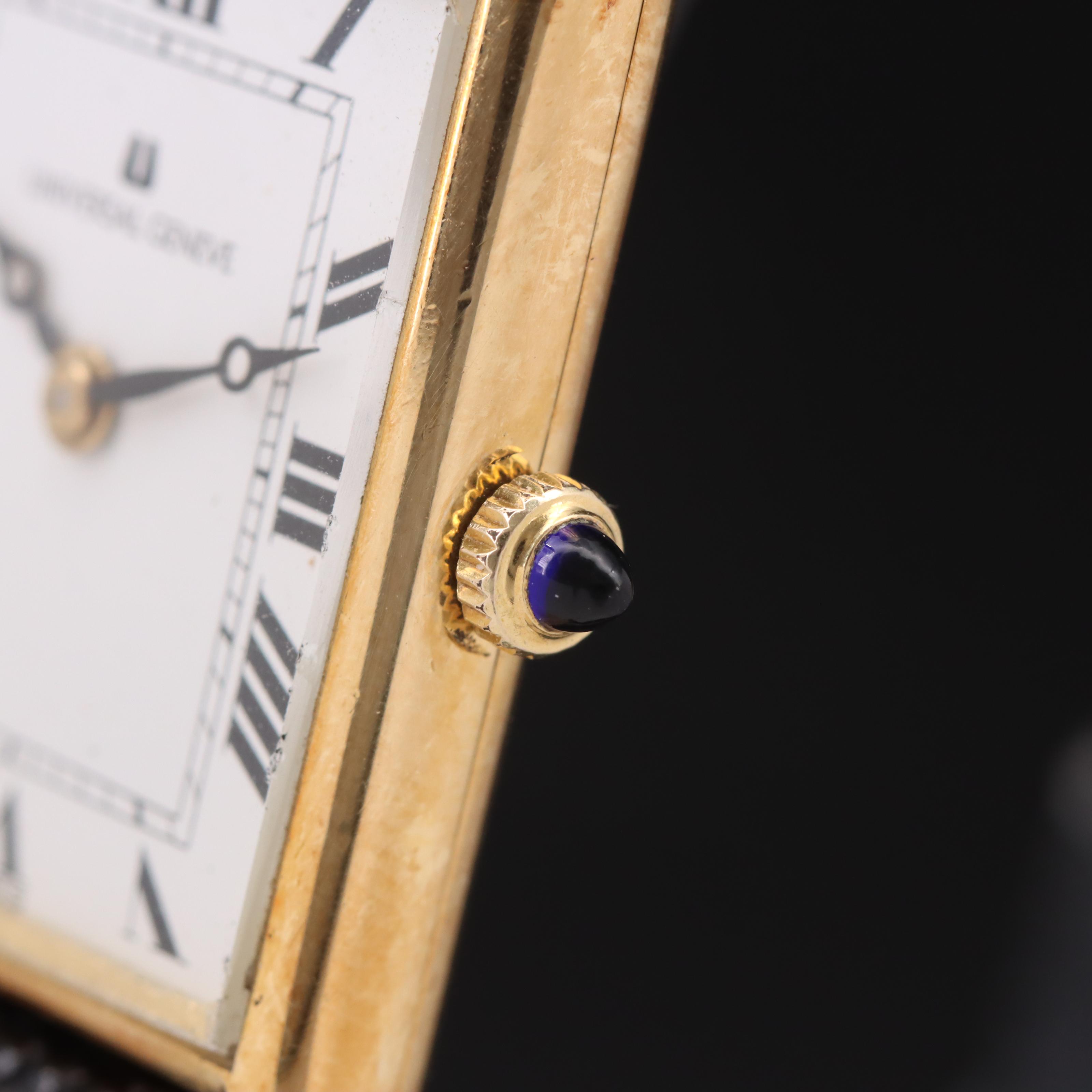 18K Universal Geneve Tank Shape Watch | EBTH