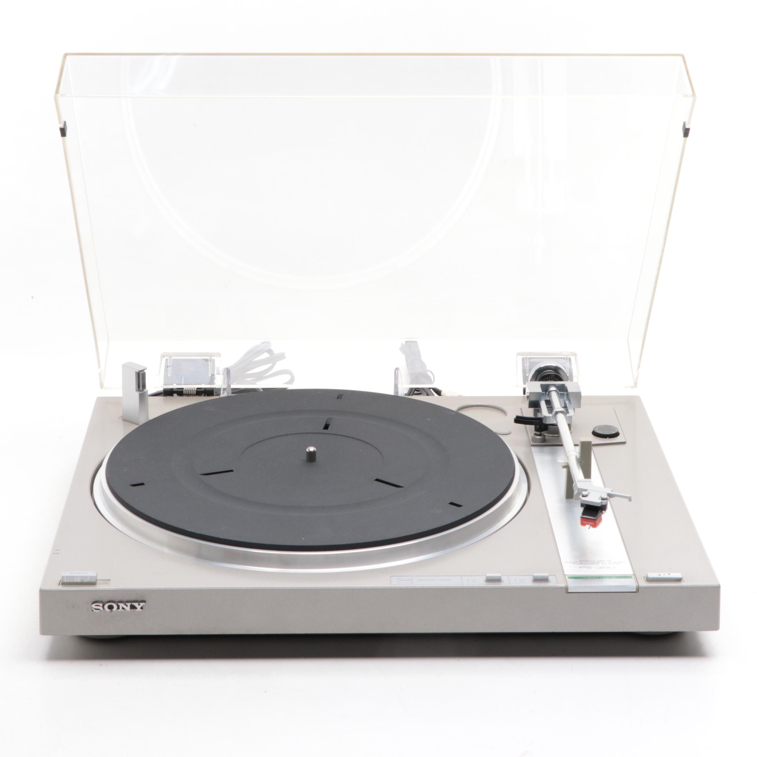 Sony PS-350 Direct Drive Fully Automatic Stereo Turntable System, 1981 ...