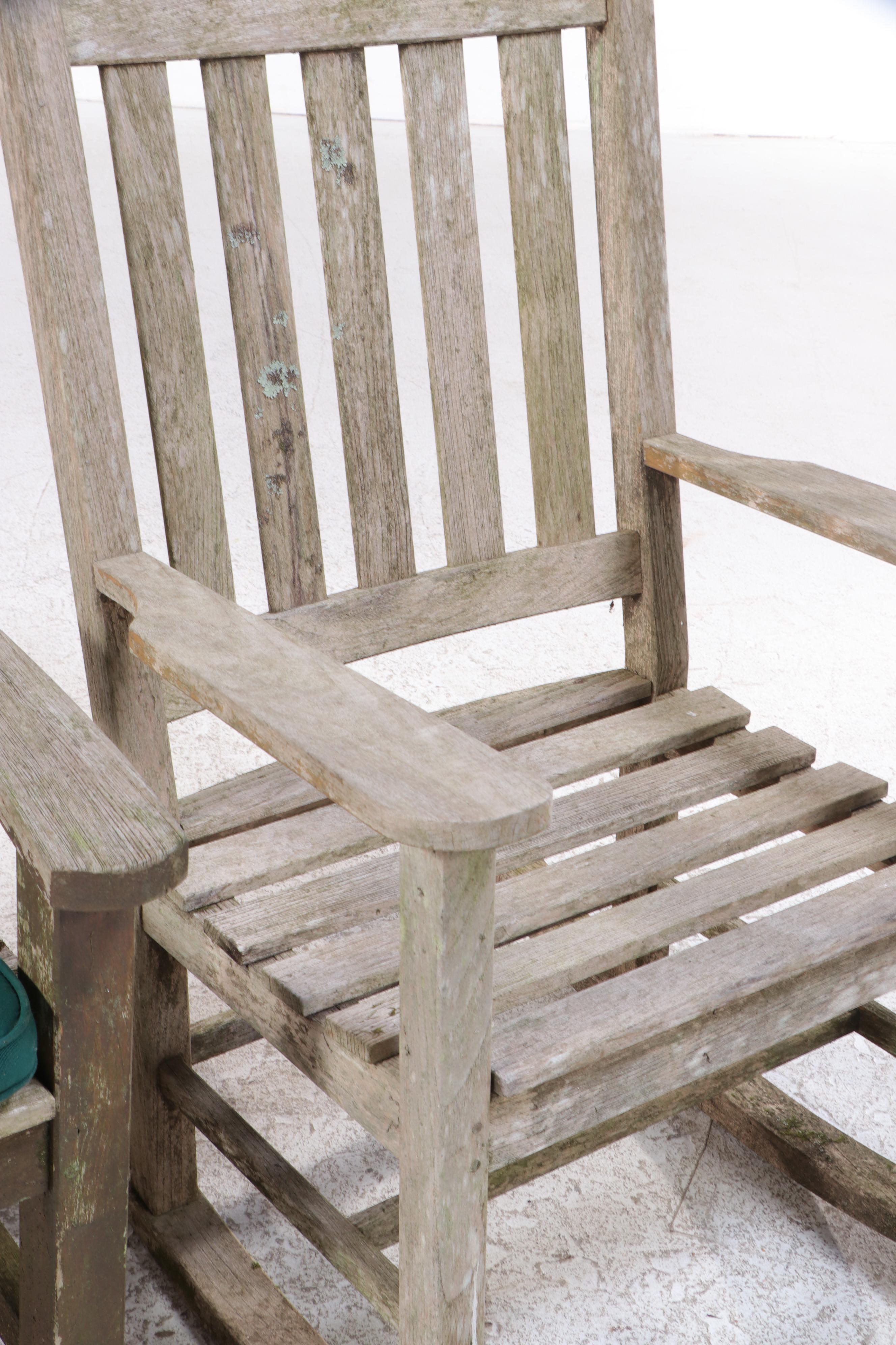 Smith & Hawken Wooden Rocker and Chair | EBTH