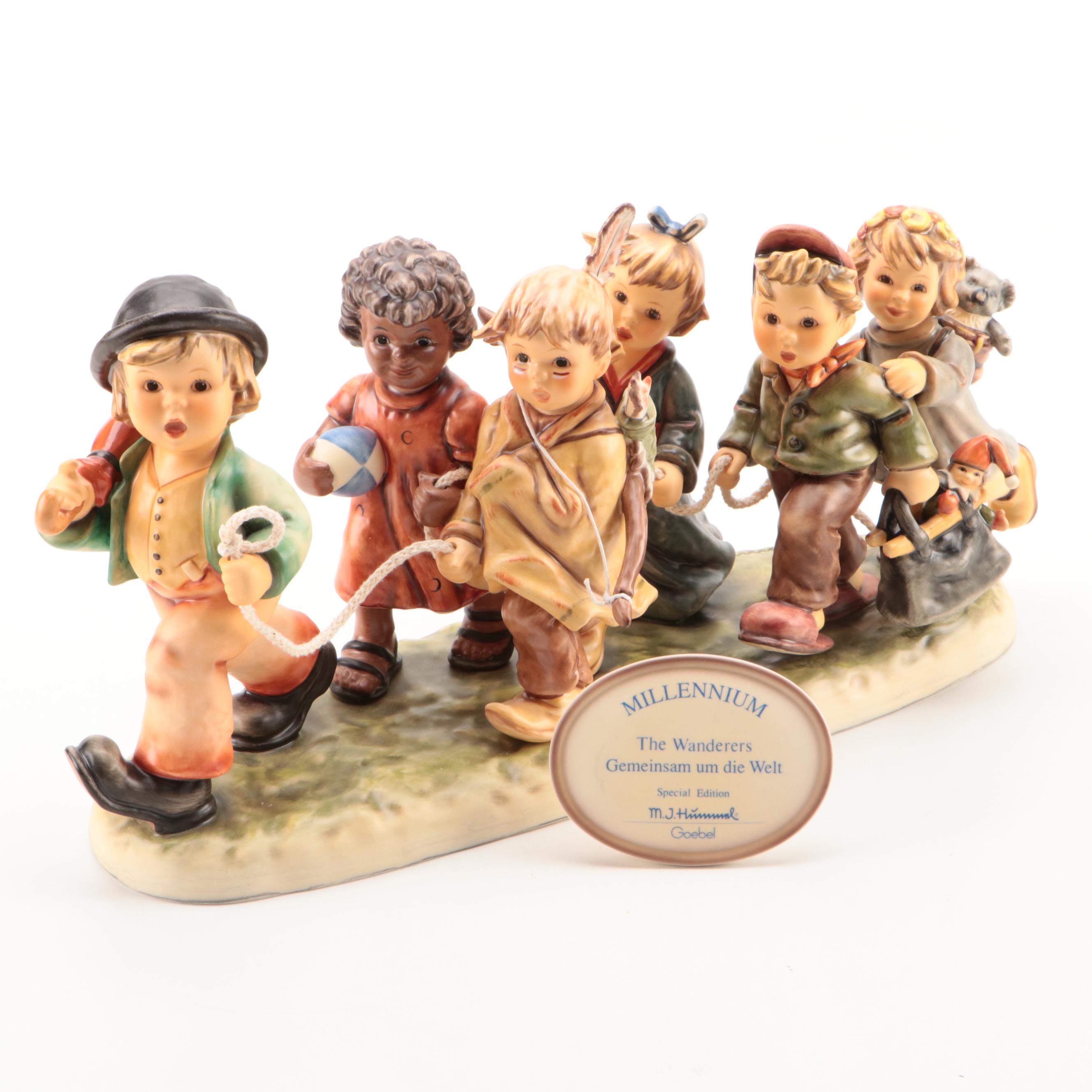 Goebel Millennium Limited Edition "Worldwide Wanderers" Statue | EBTH