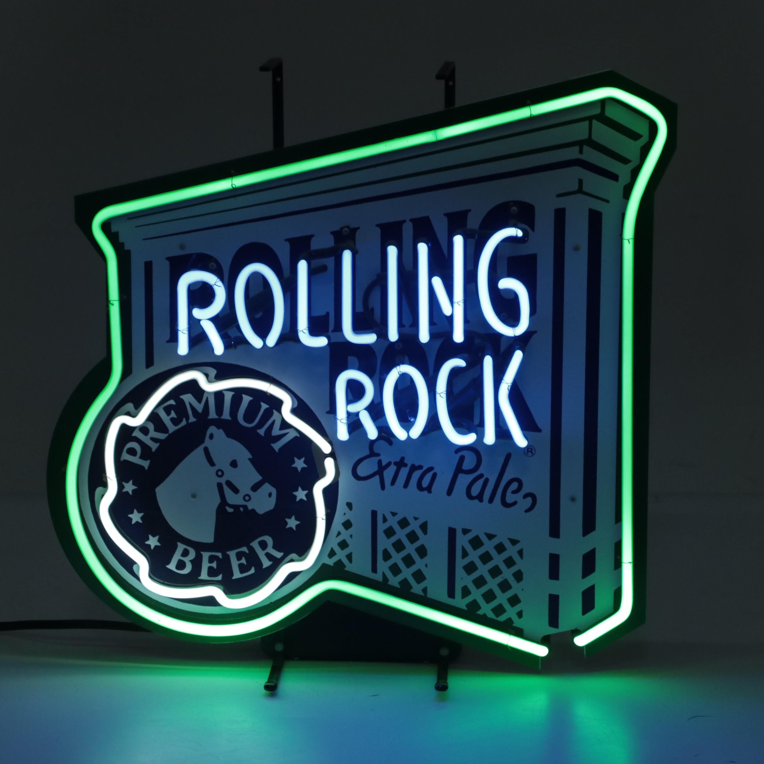 Rolling Rock Neon Beer Sign | EBTH