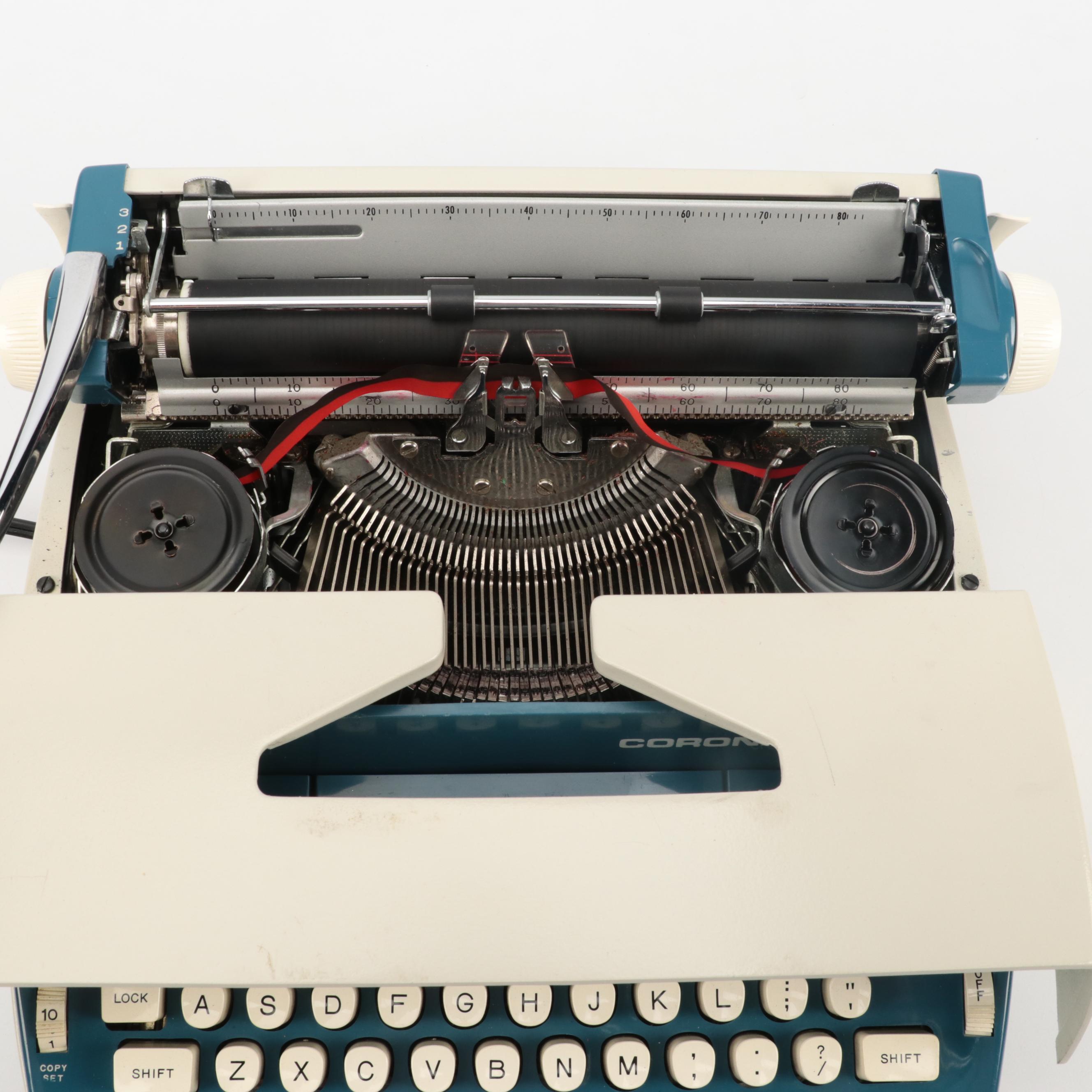 Smith Corona "Corona Seventy" Electric Typewriter with Case, 1970s | EBTH