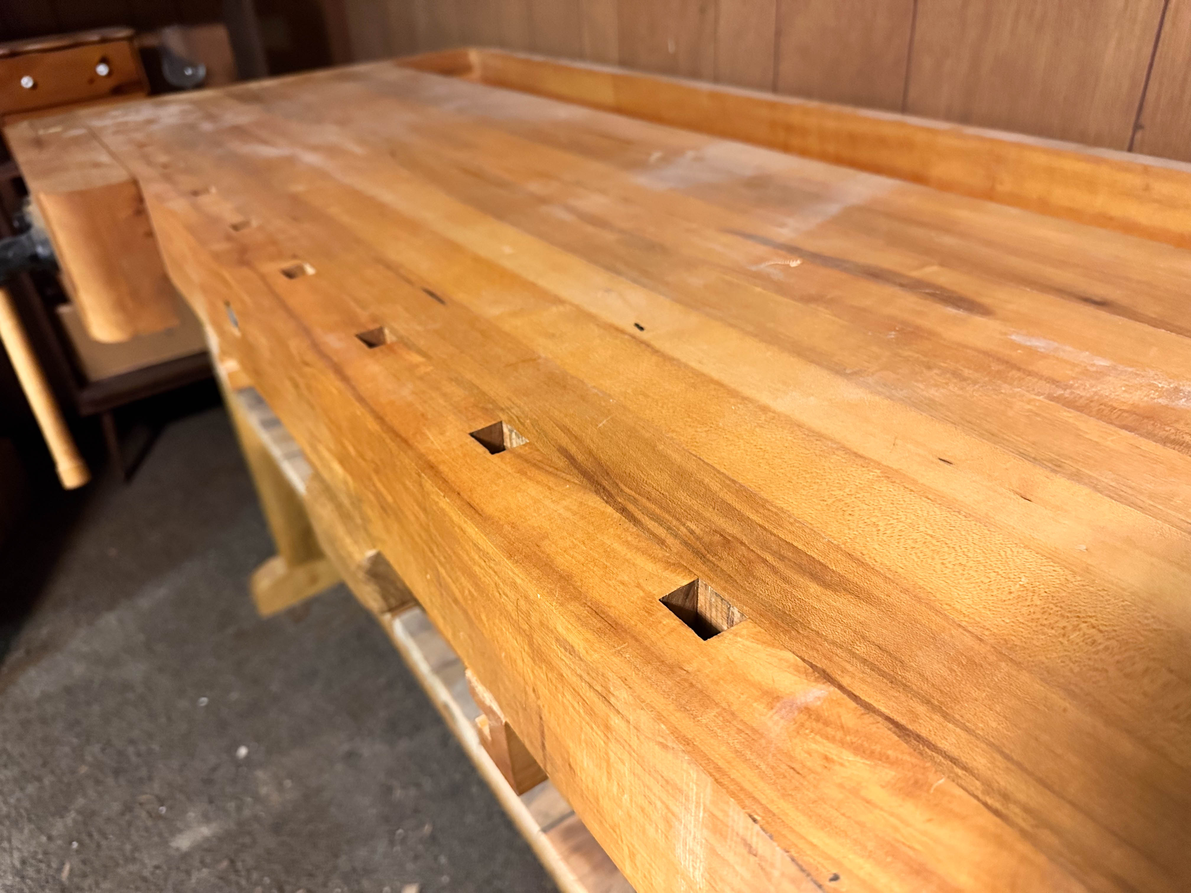 Oak and Maple Work Bench | EBTH