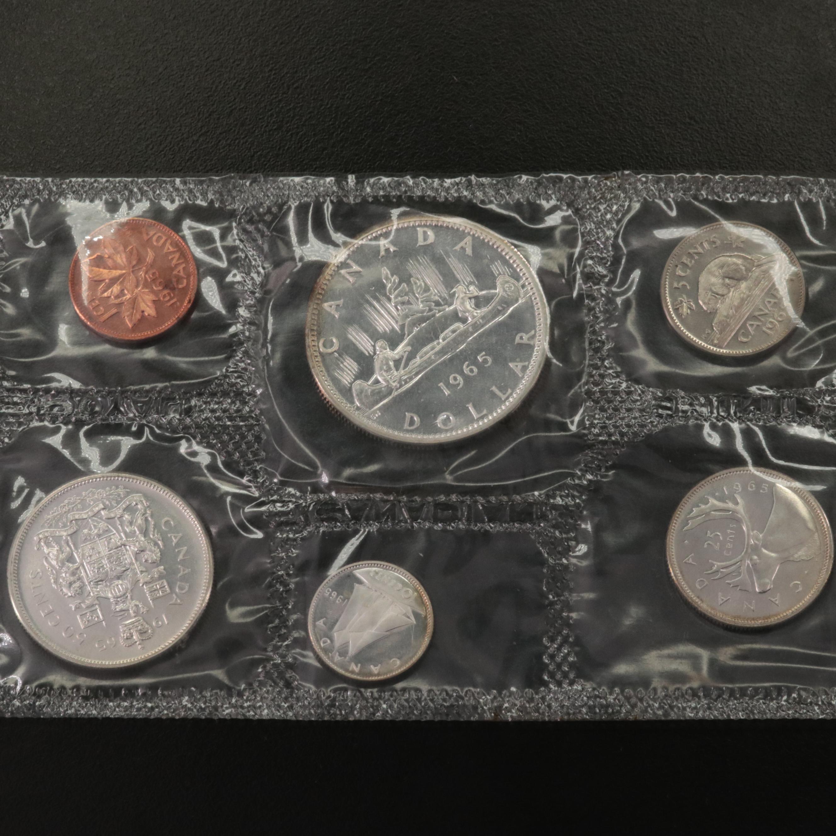 Group of Thirteen 1963, 1964, and 1965 Canada Proof Like Sets ...